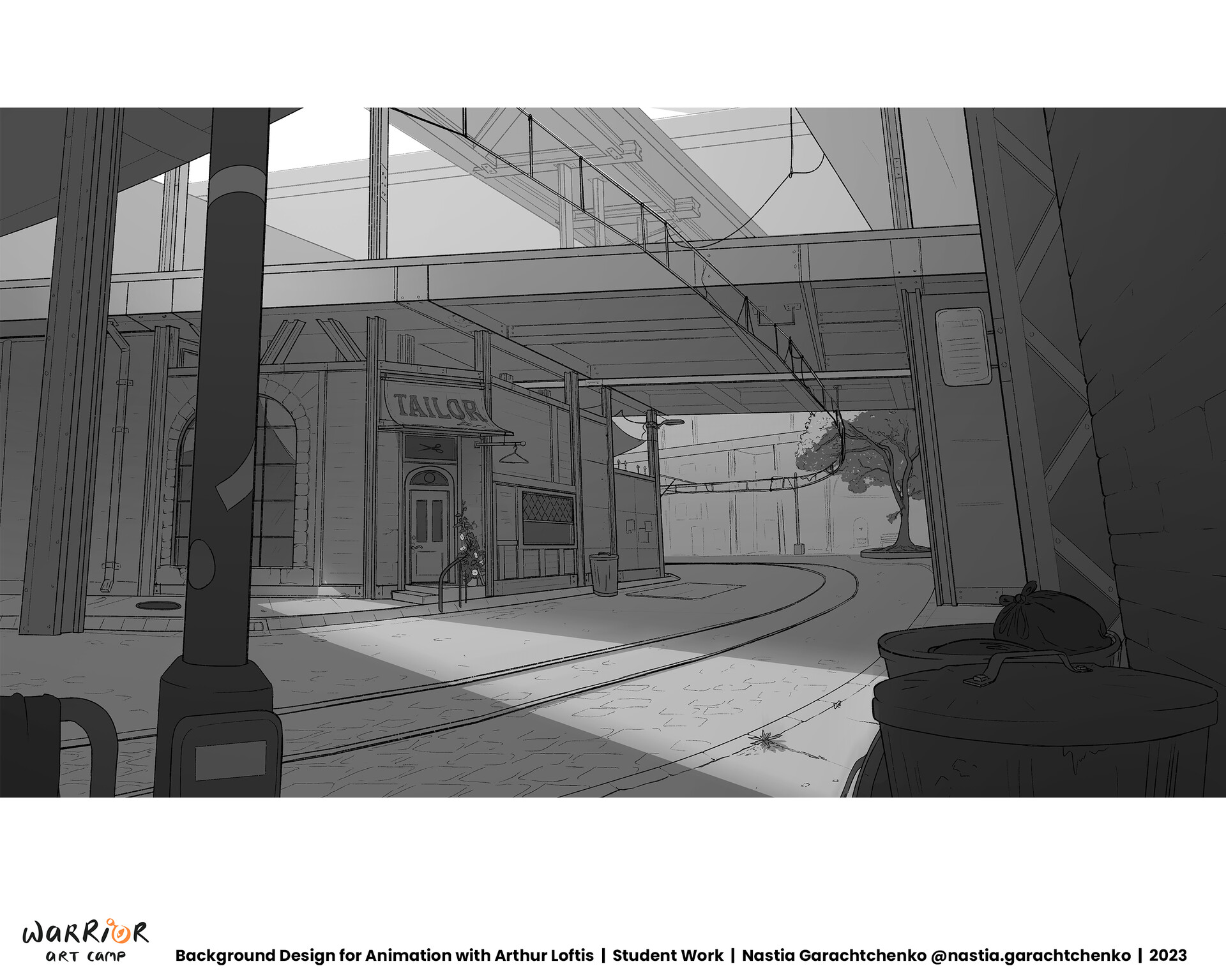 ArtStation - Nastia Garachtchenko | Background Design for Animation ...