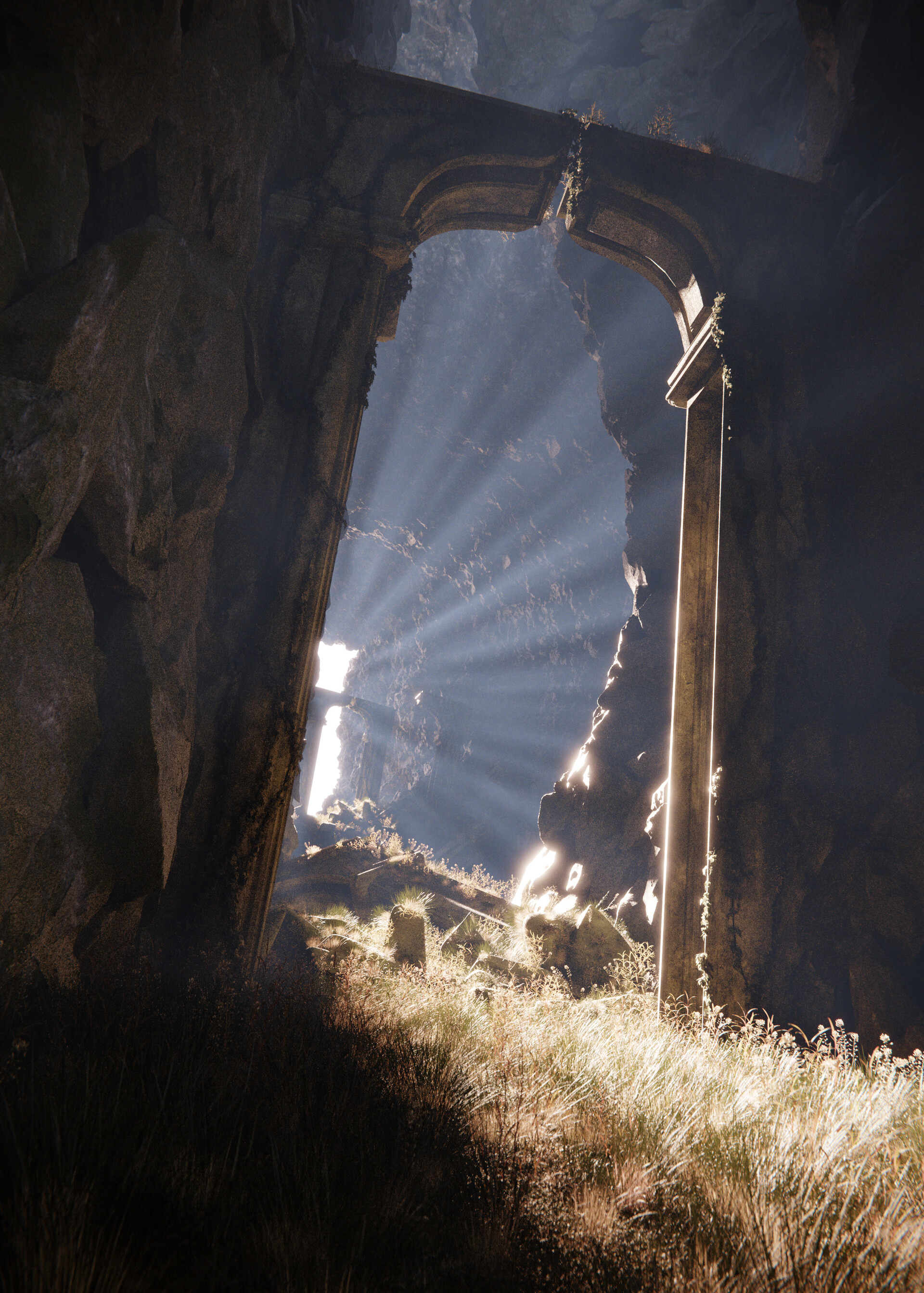 ArtStation - The Ancient Pathway.