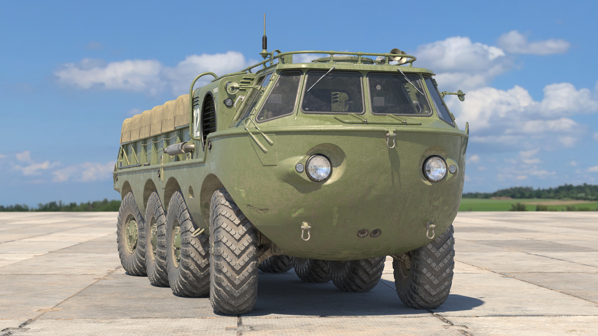 ArtStation - 3D model ZIL-135 B.