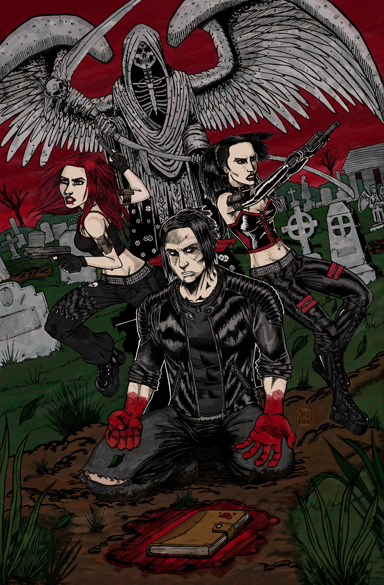 ArtStation - "No Future" - Pin Up Cover