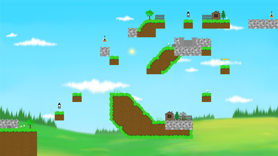 ArtStation - game graphic tileset and background