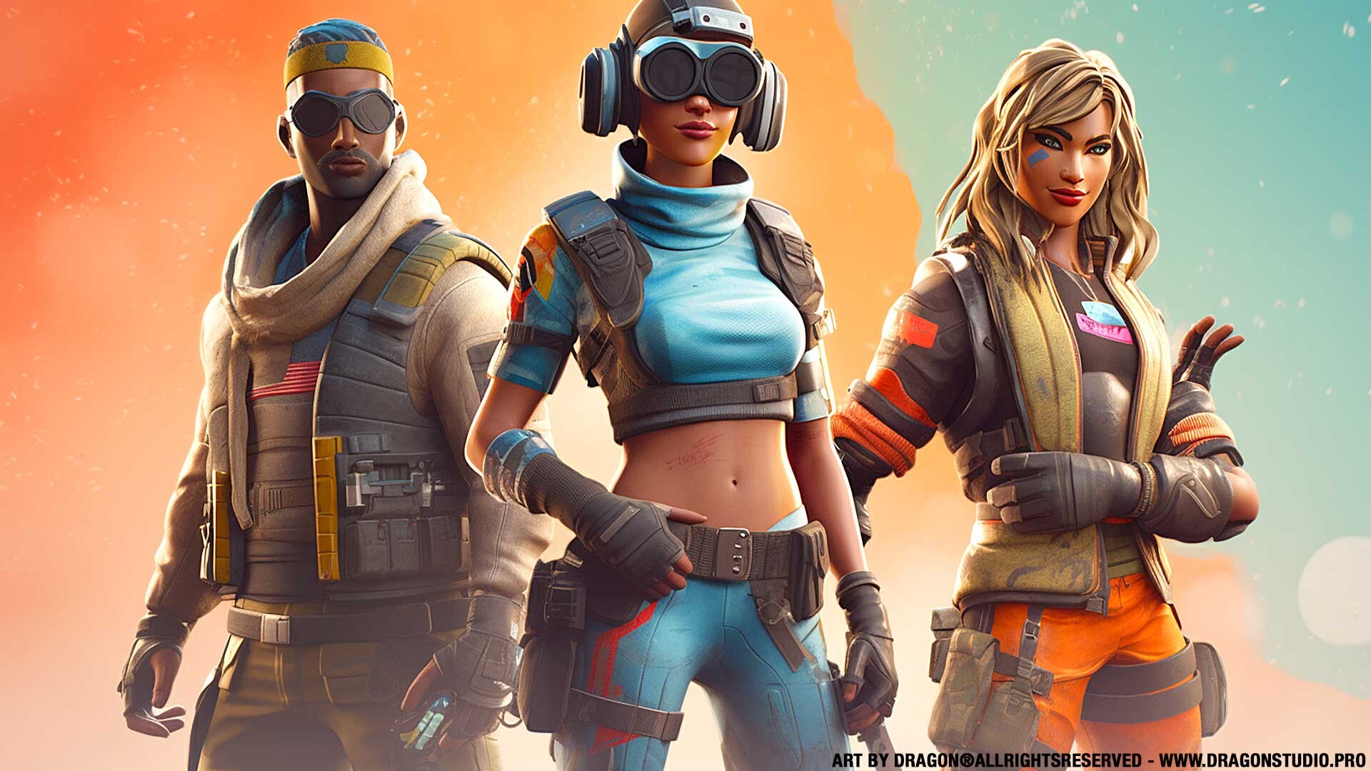 ArtStation - Fortnite Character Concept Art- Mileen Squad