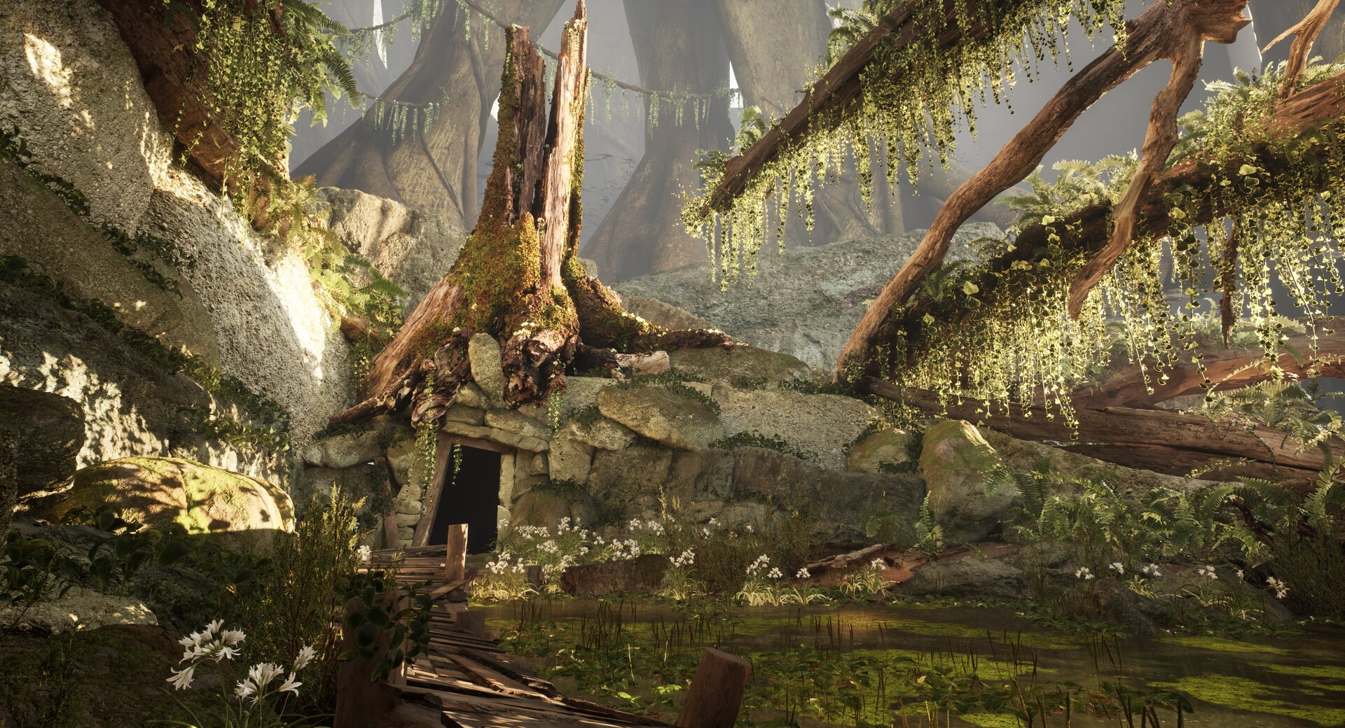 Filip Hryhor - Fantasy forest | Witcher inspired environment | Unreal ...