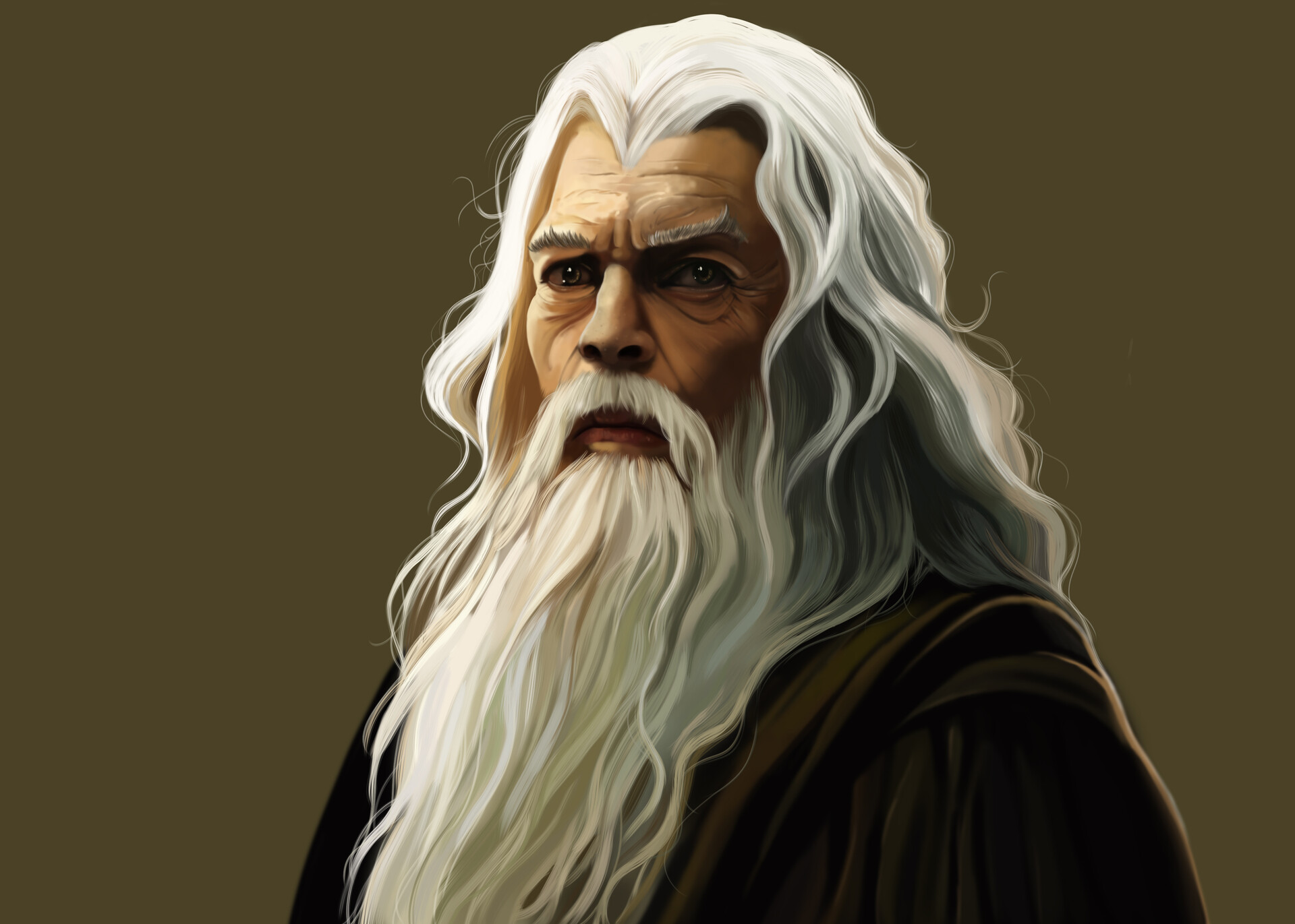 ArtStation - Gandalf portrait