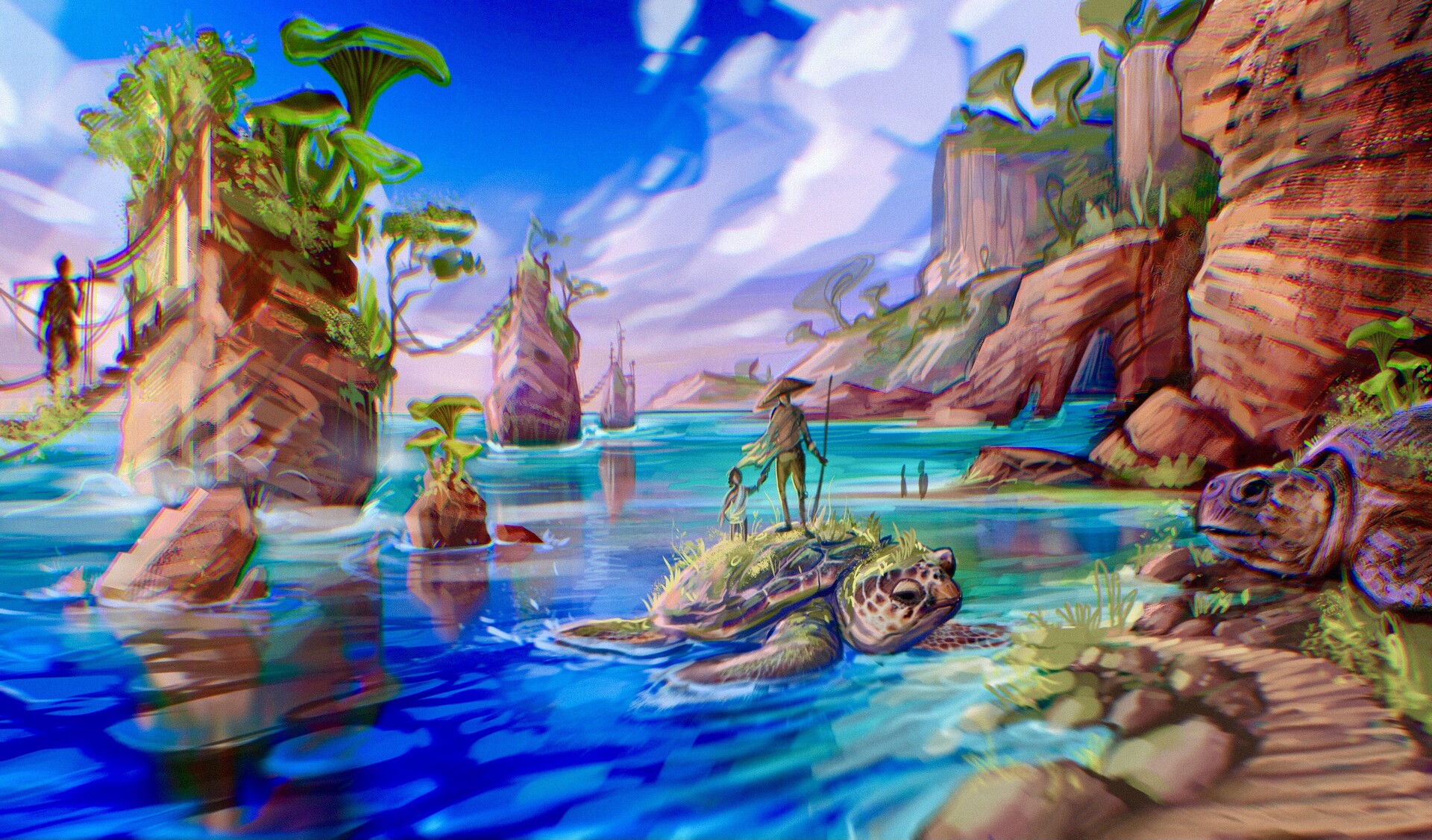 ArtStation - TURTLE ISLAND