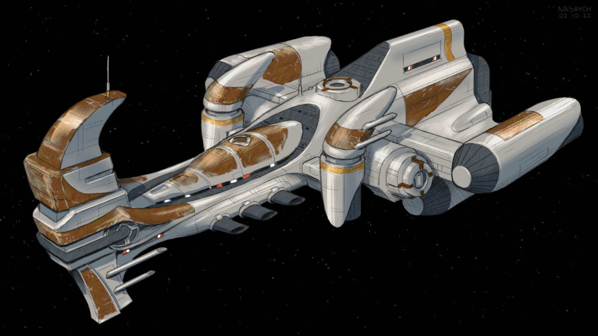 ArtStation - Hammerhead corvette