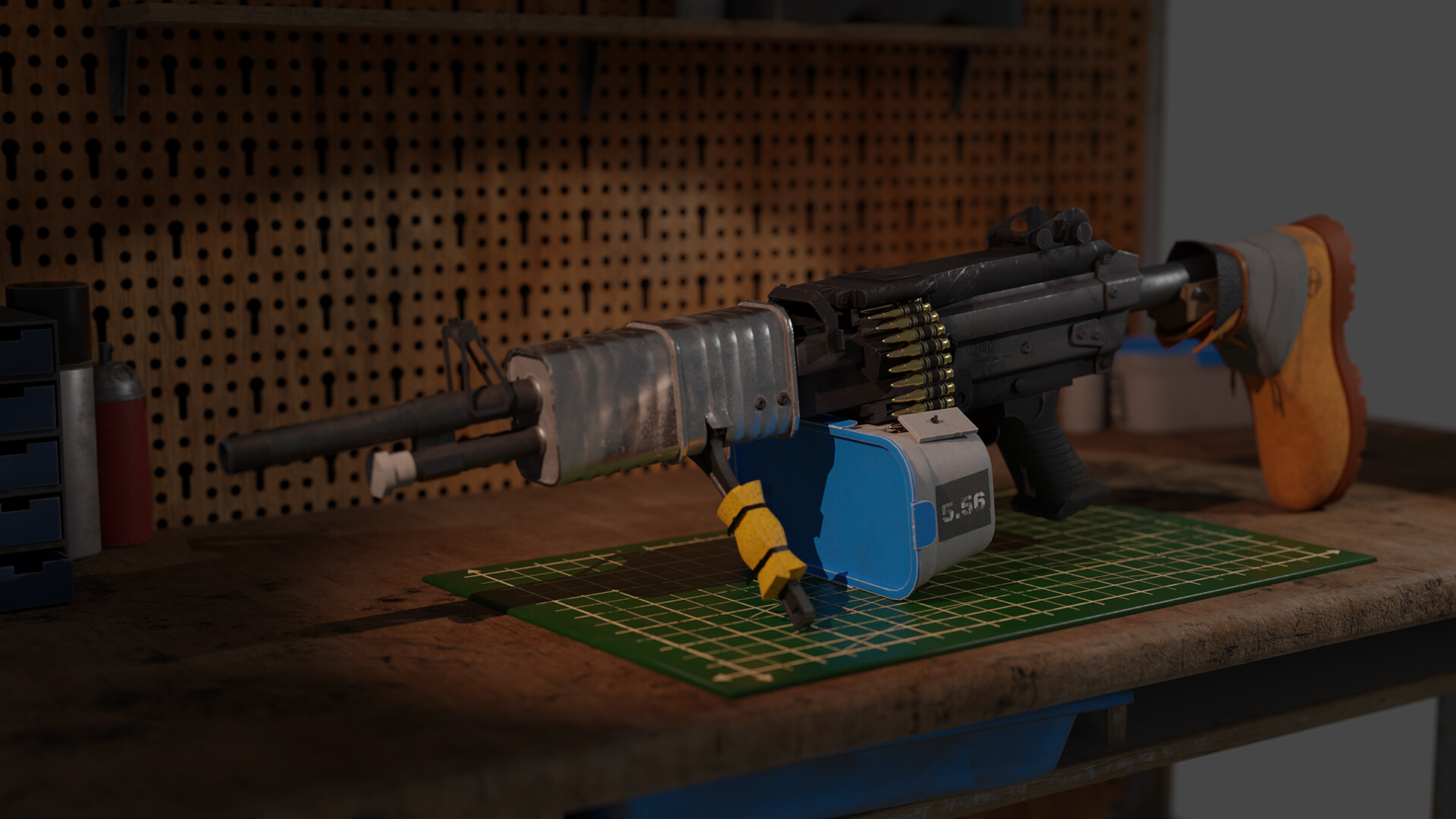 ArtStation - Rust Handmade LMG (HMLMG) Remake