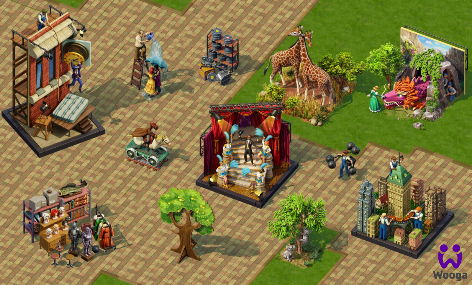 ArtStation - 3D casual art for Wooga