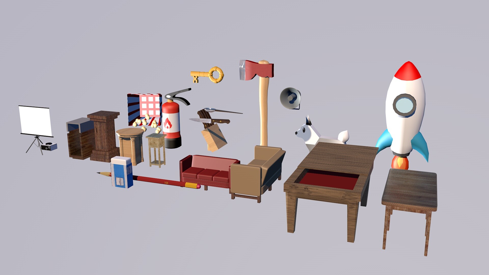 ArtStation - 3d objects/props