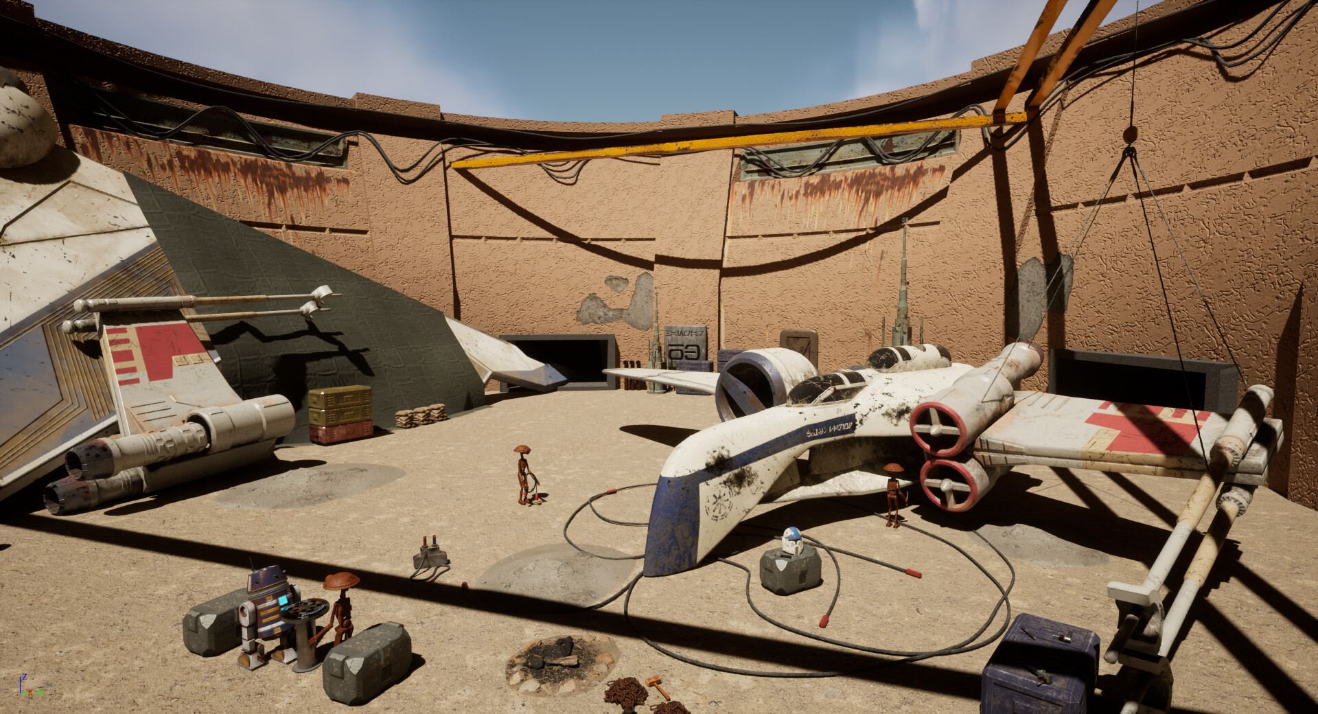 ArtStation - ARC-170 reconstruction scene