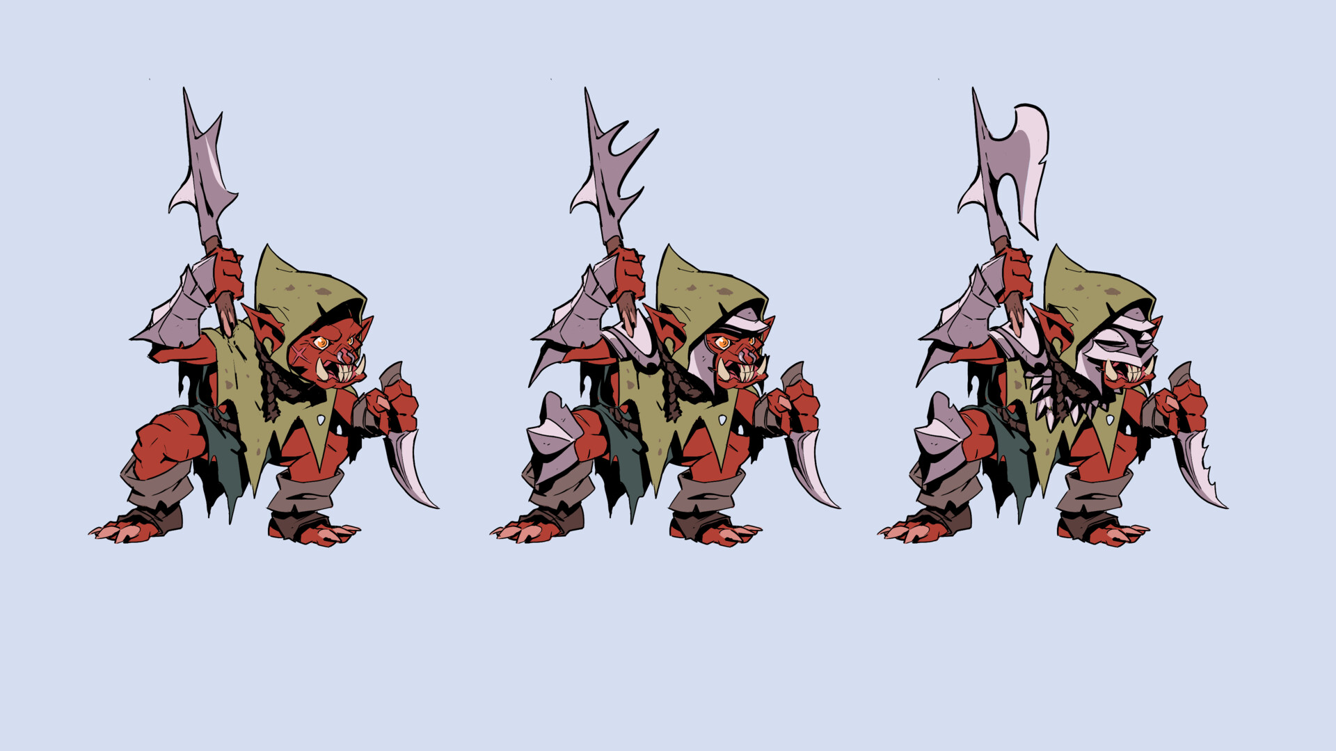 ArtStation - Wanderer: Enemy Mobs Concept