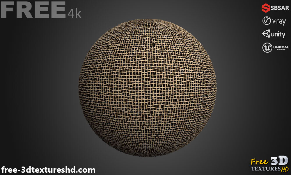 PBR Textures Free Download - Damaged Open Plain Weave Fabric Substance ...