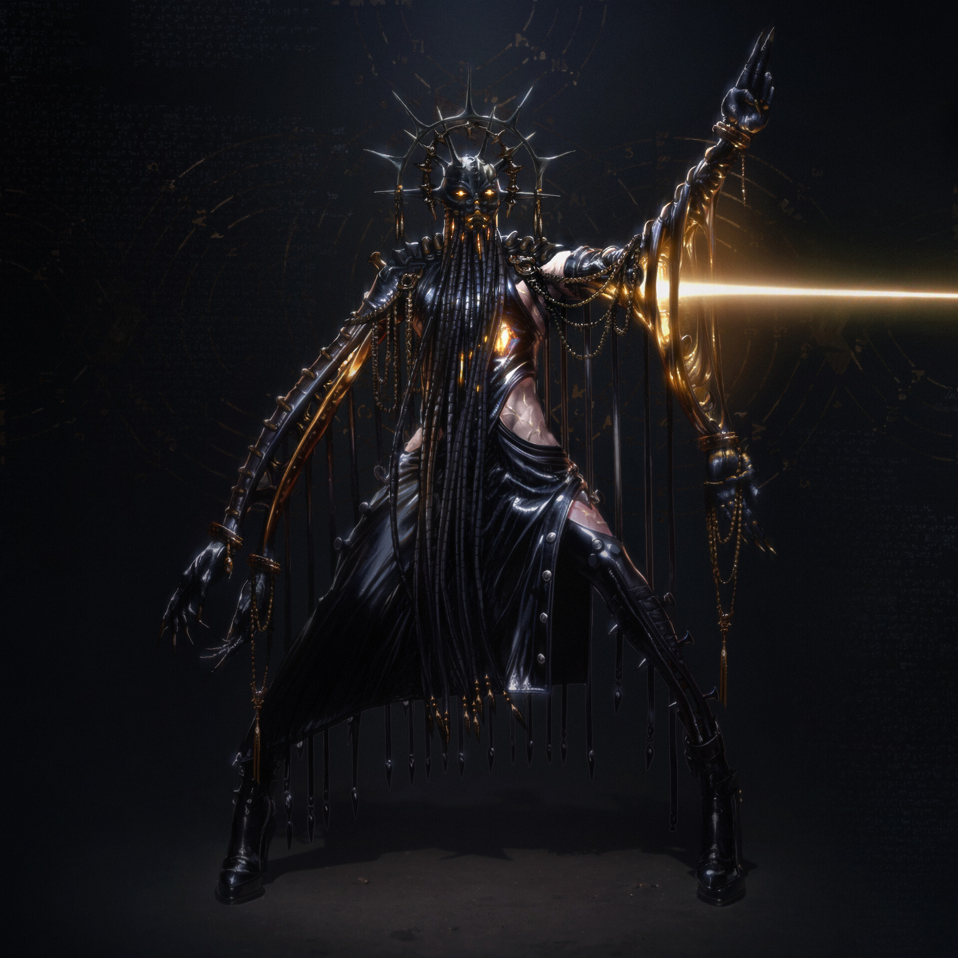 ArtStation - Dark whispering priest