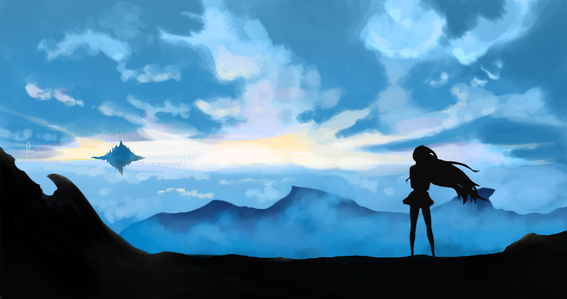 ArtStation - Granblue Fantasy Digital Painting