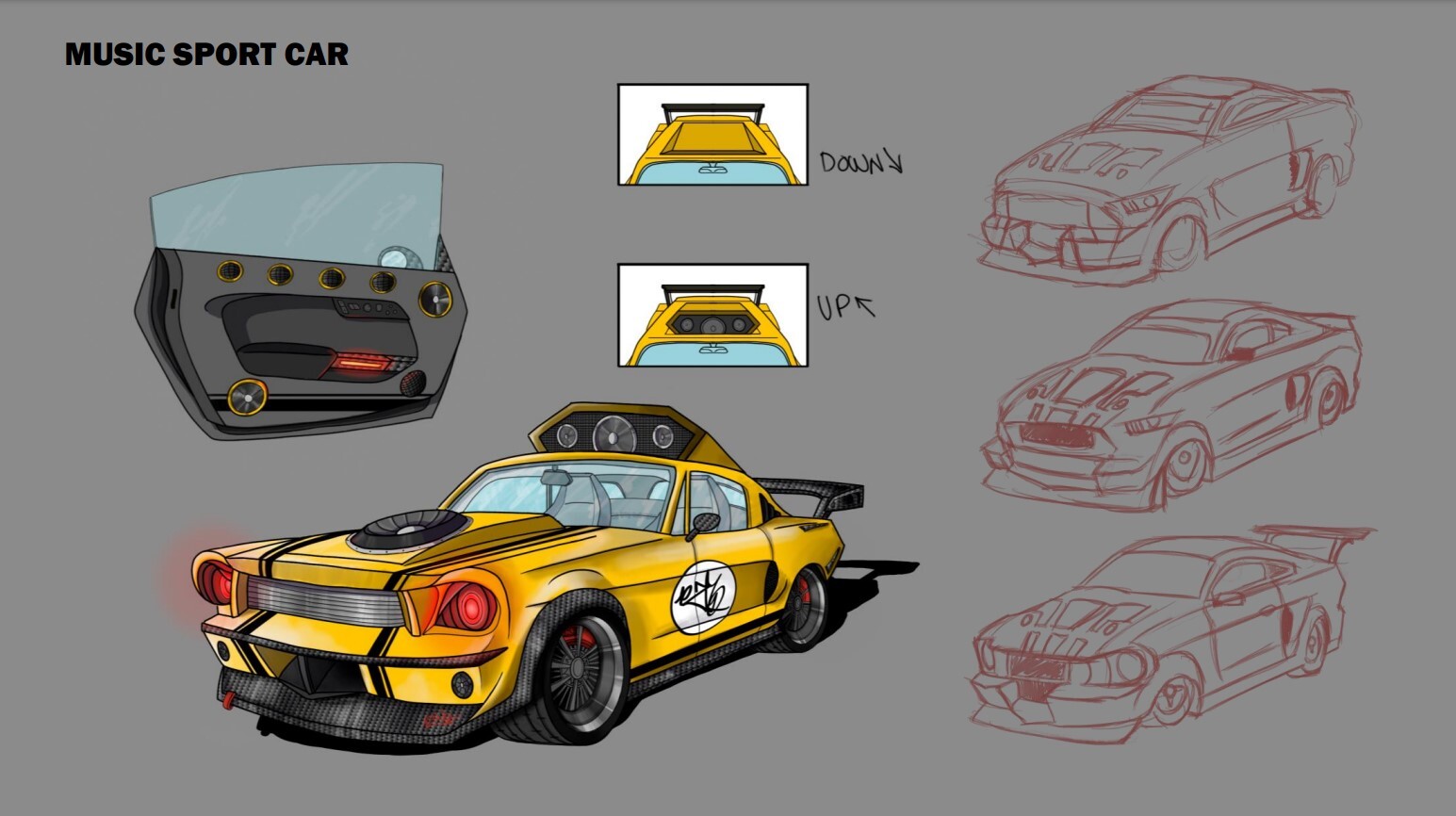 ArtStation - MUSIC SPORT CAR