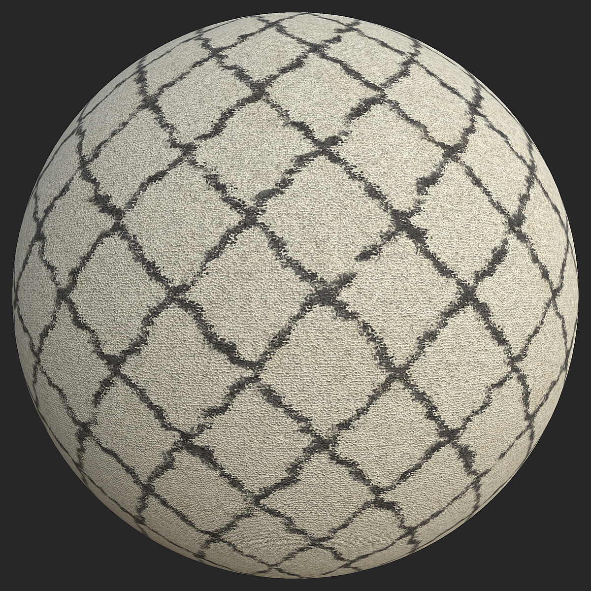 ArtStation - Beige Rug (Carpet) with Brown Zigzag Diamond Pattern (FREE ...