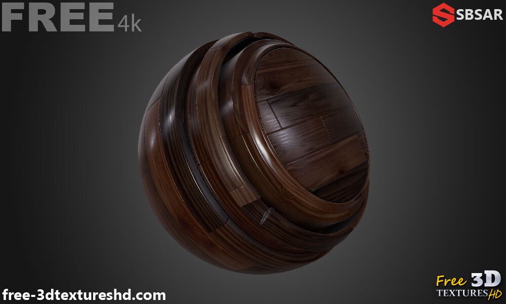PBR Textures Free Download - Dark Red Wood Floor Parquet PBR Textures ...