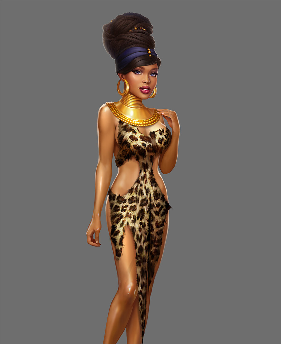 ArtStation - African woman