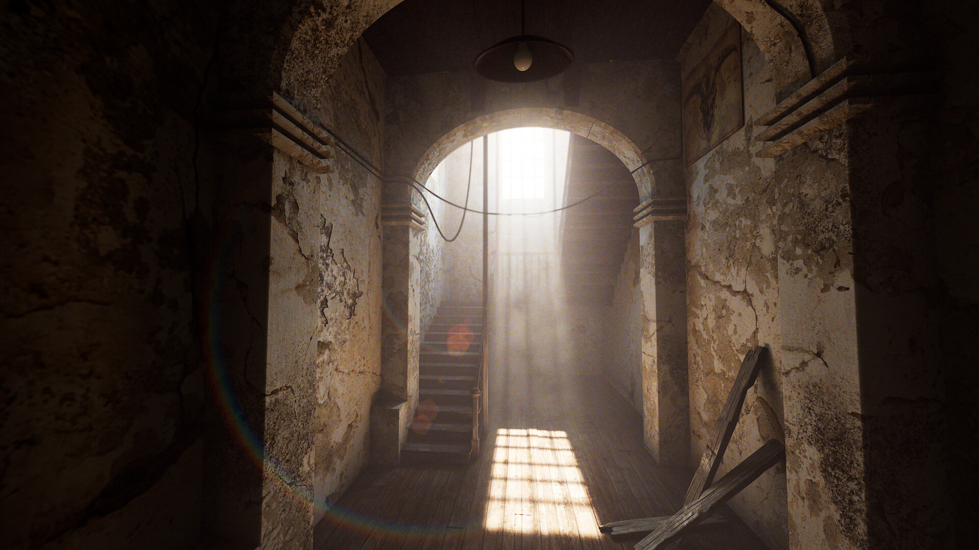 ArtStation - Challenge #8: Haunted Hallway