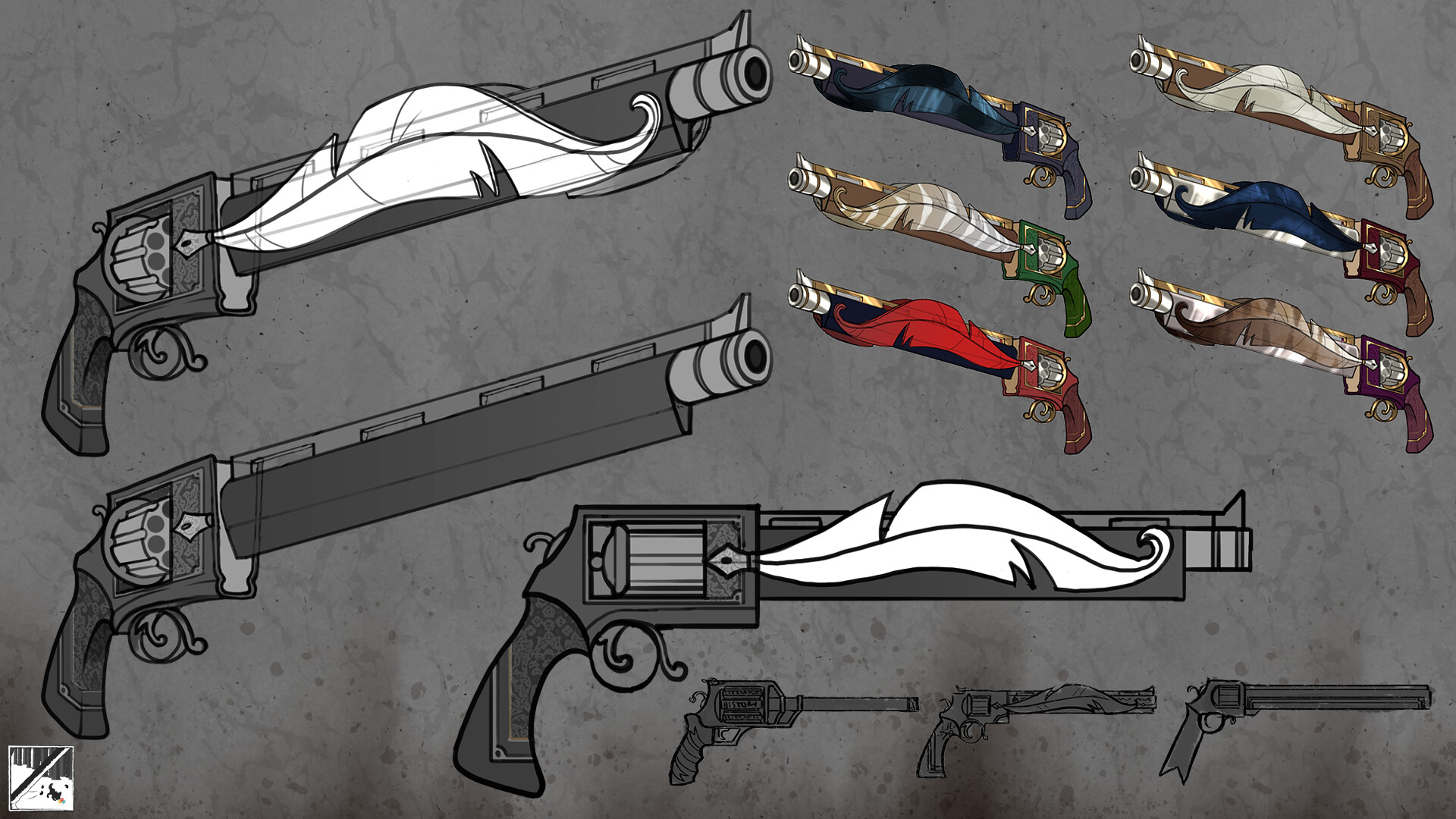 ArtStation - Grim Tranquility - Weapons