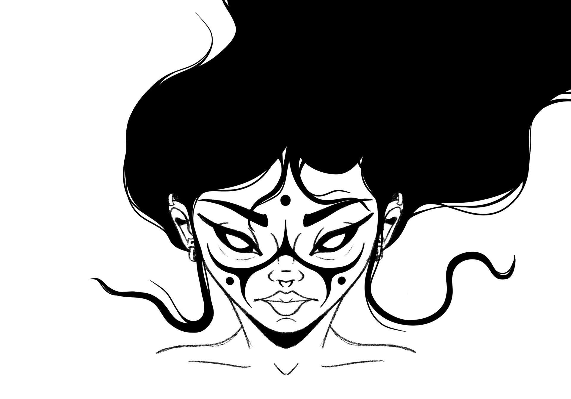 ArtStation - Magical Woman Drawing