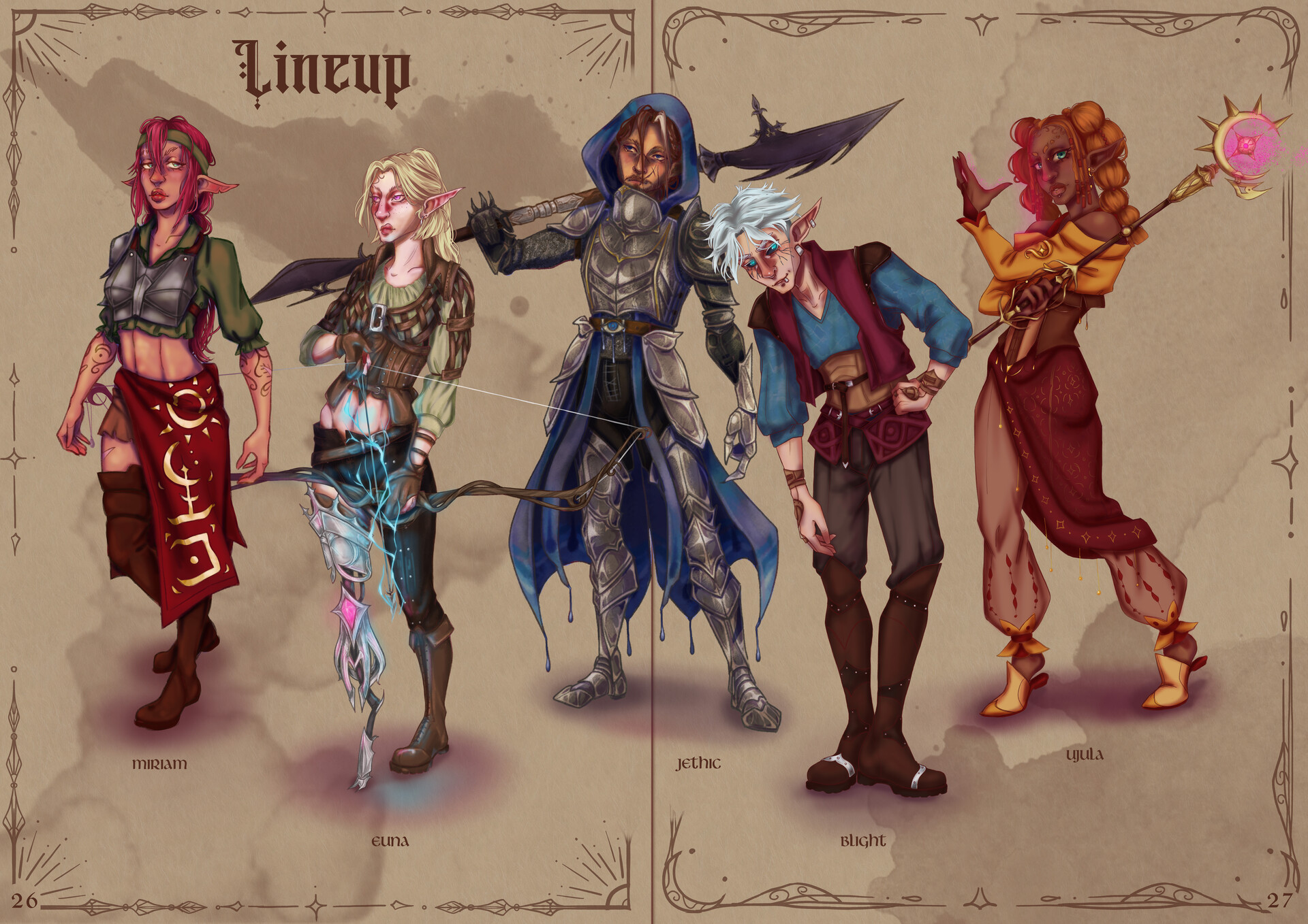 ArtStation - Character Lineup