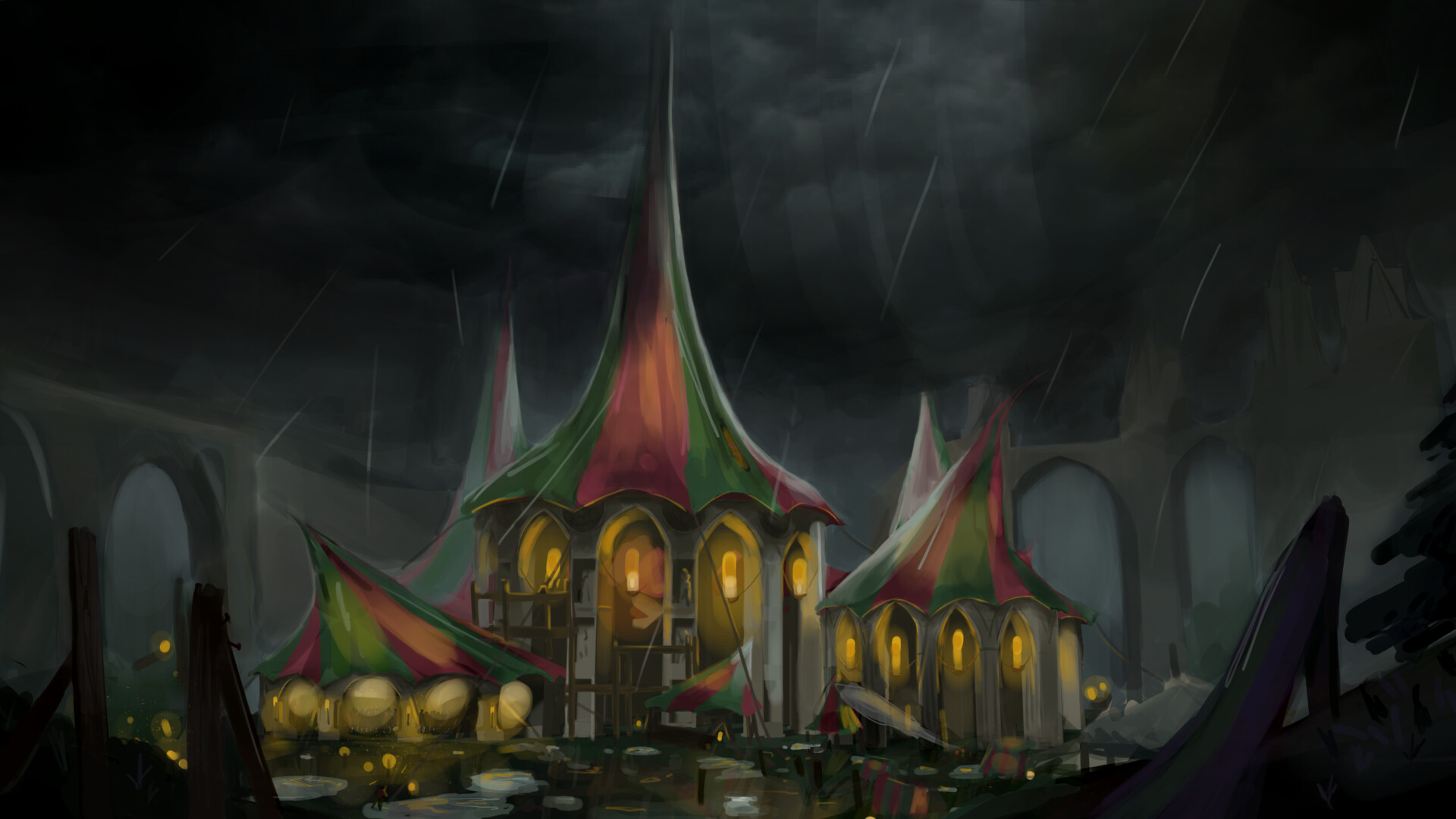 ArtStation - GAM702: Gothic Circus
