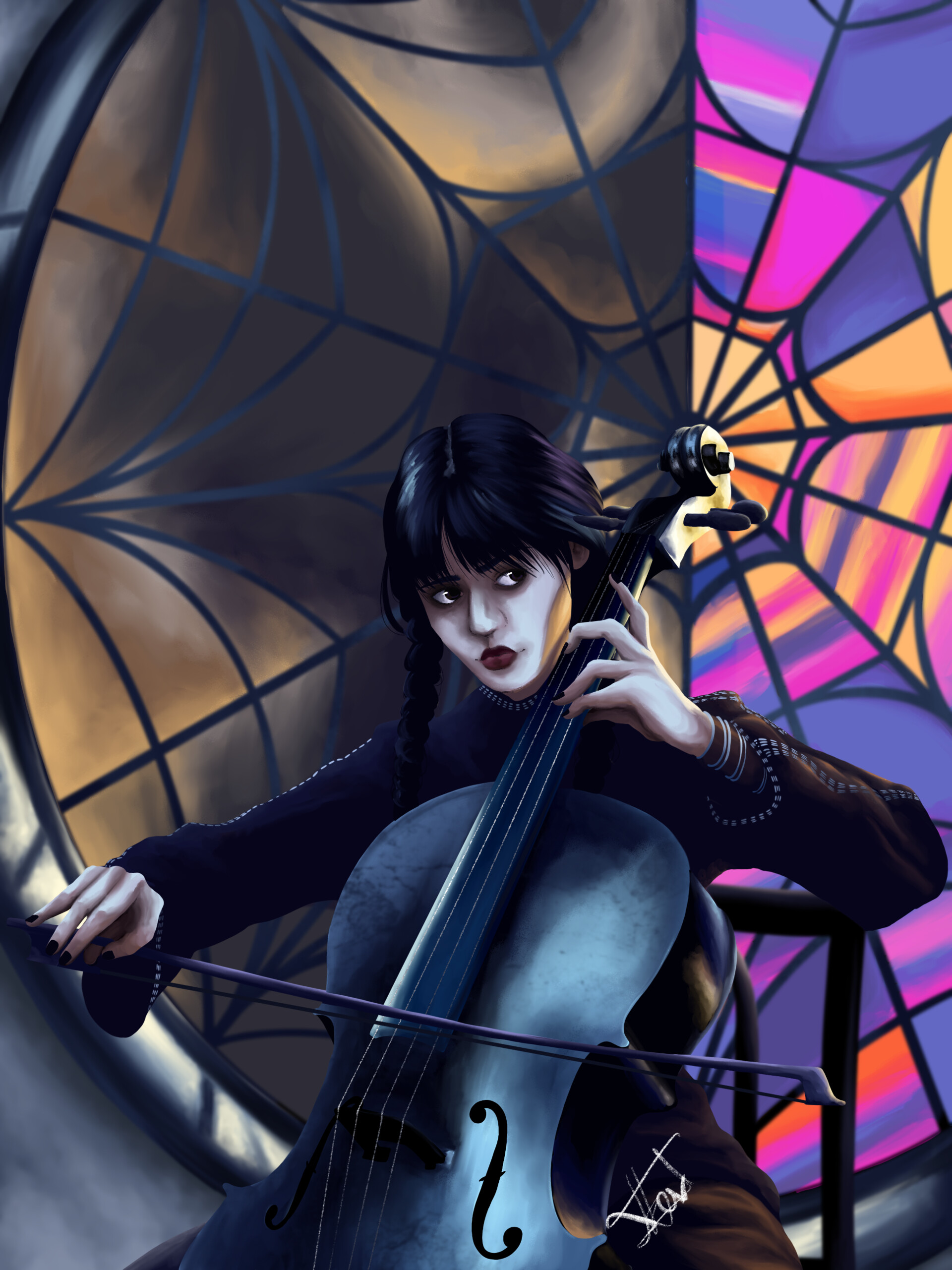 ArtStation - Wednesday at the Window