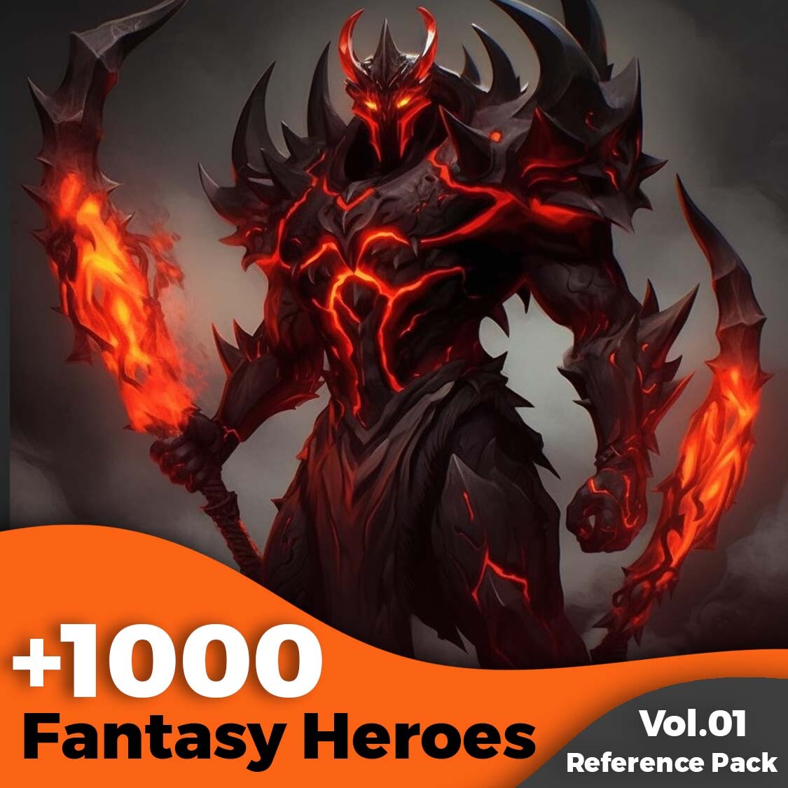 Concept Art - +1000 Fantasy Heroes Concept (4K)