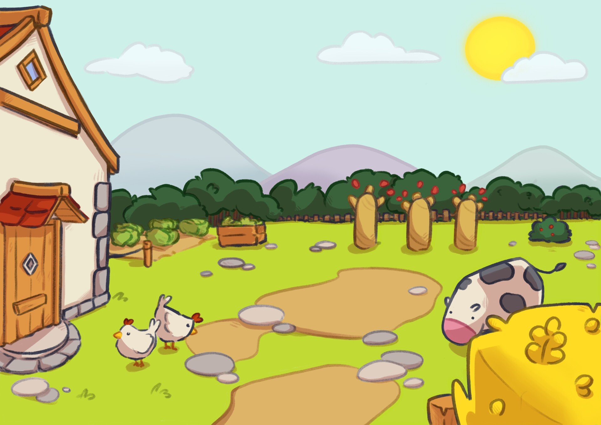 ArtStation - The farm story, advance