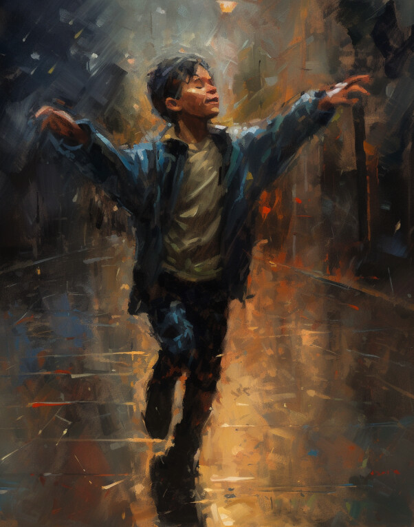 ArtStation - A Boy Dances in the Street