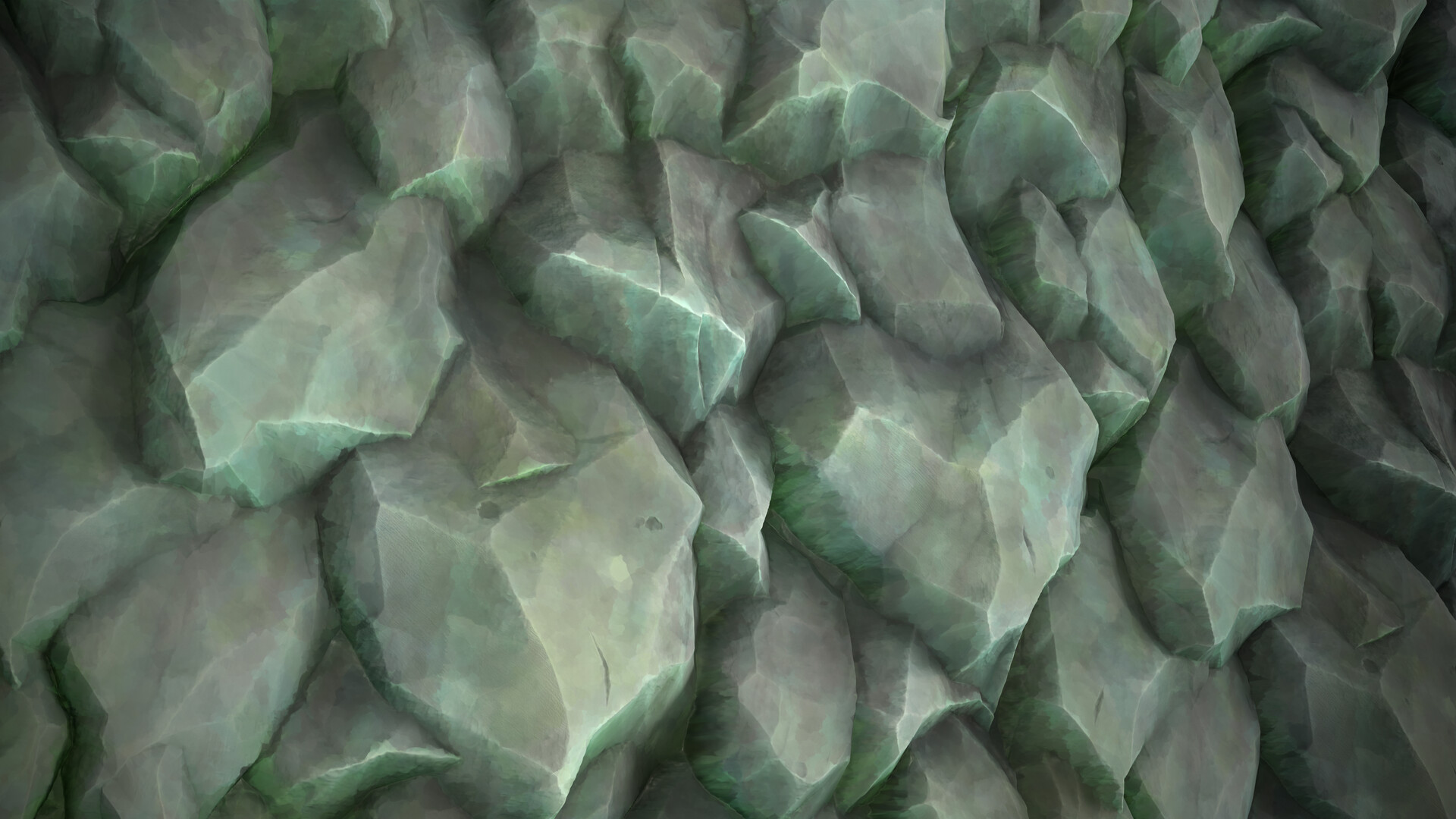 Mario Villar - Painted Cliff Material