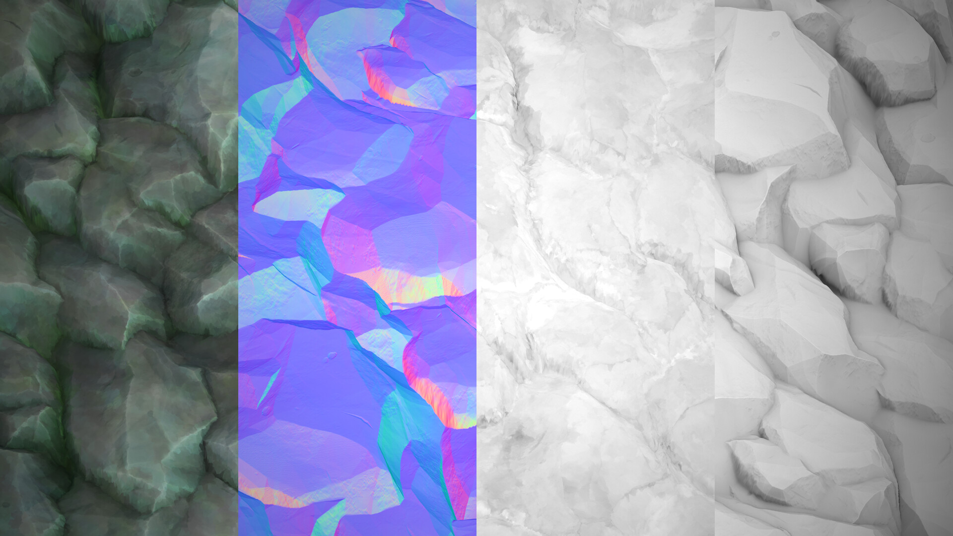 Mario Villar - Painted Cliff Material