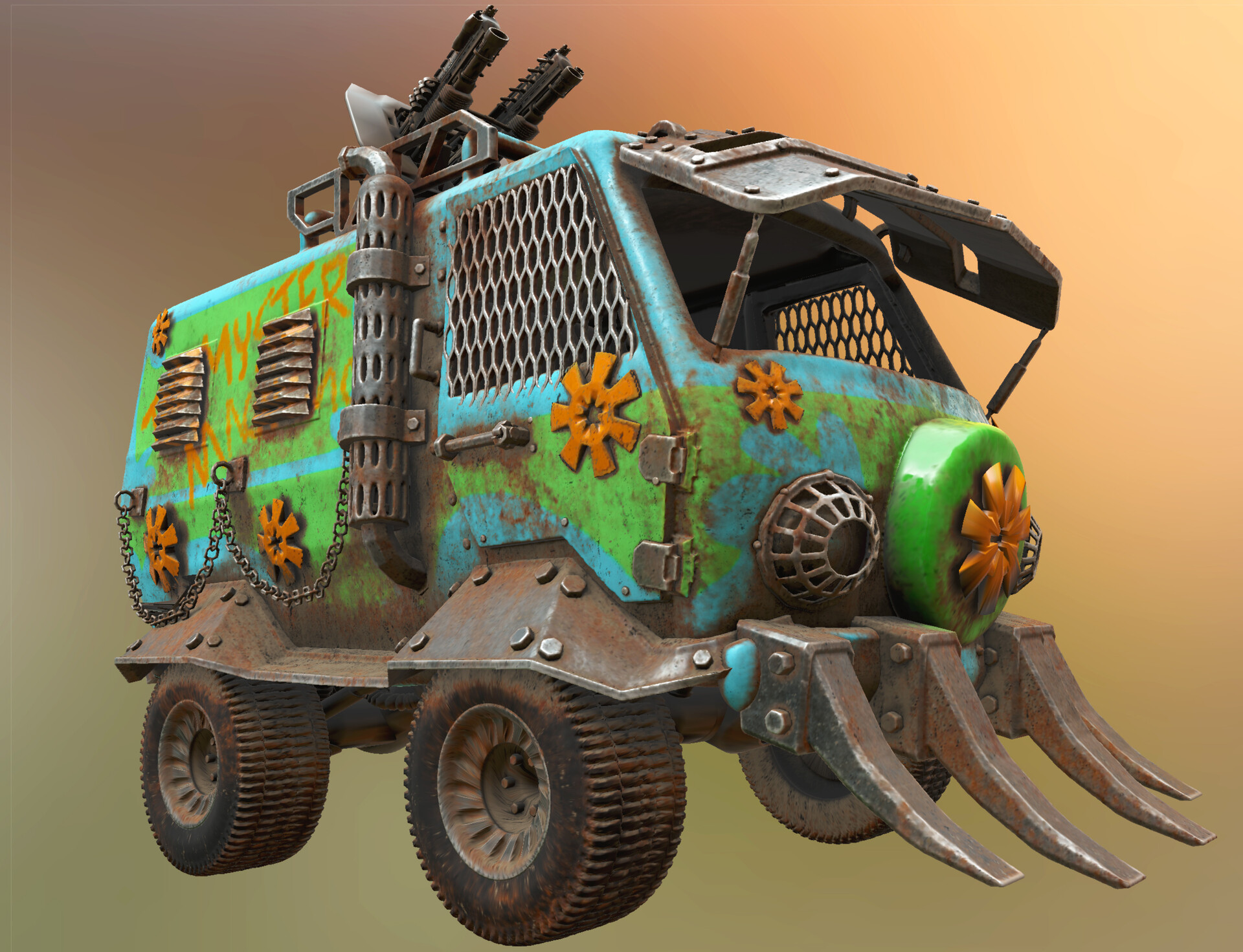 ArtStation - Mad Max Mystery Machine
