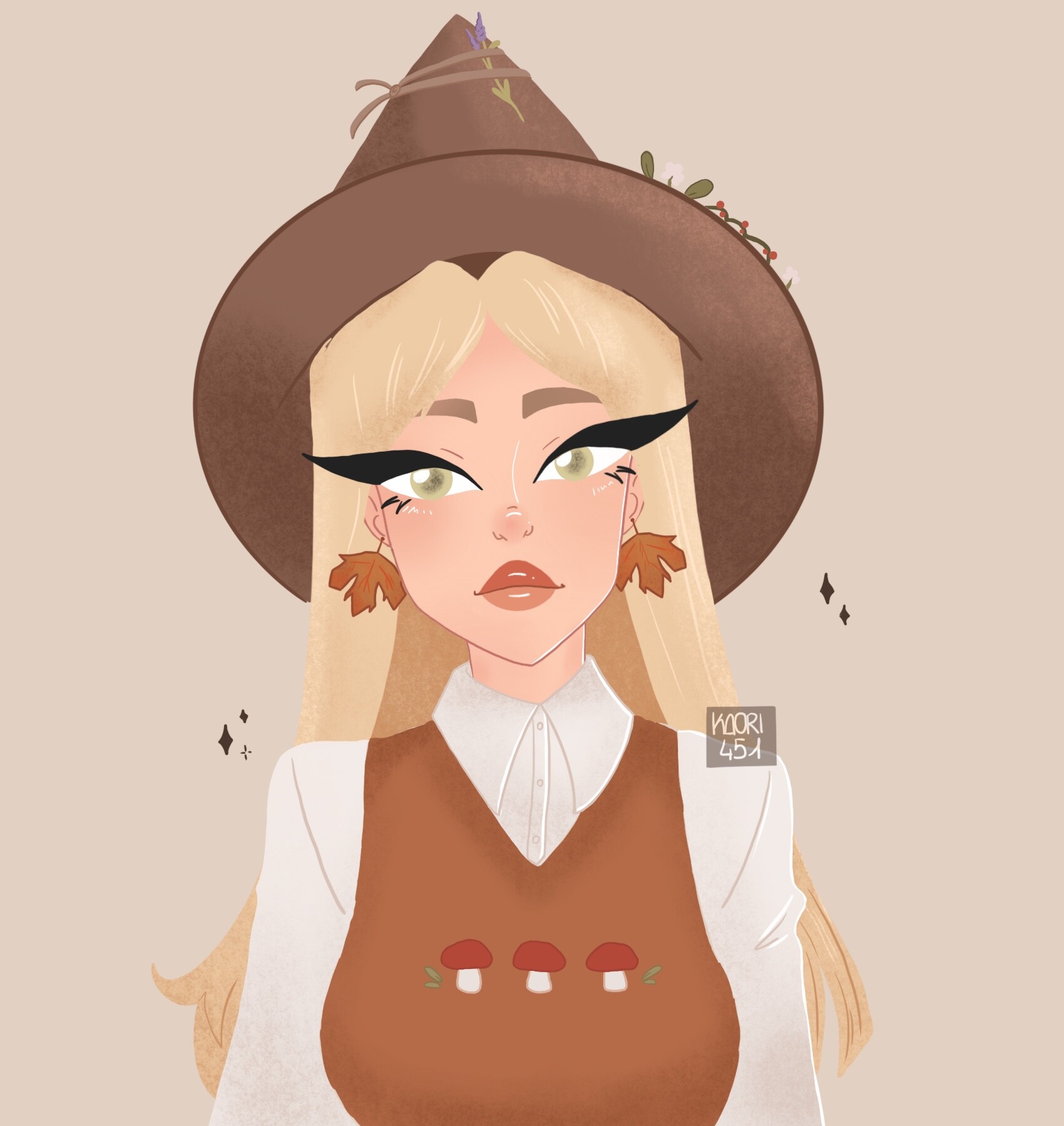 ArtStation - Fall witch - Autumn witch