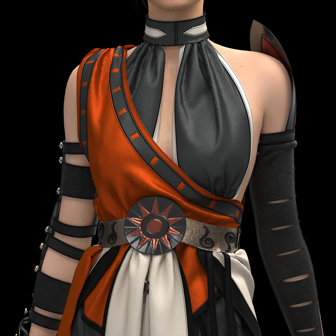 fateme_shamloo - Female Warrior Costume NO.1