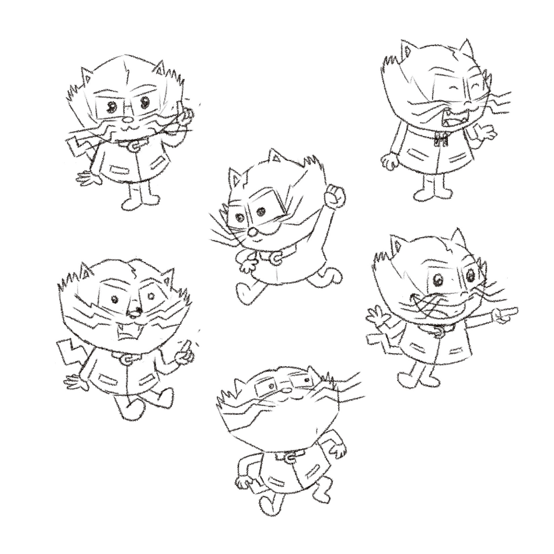 Novan Edo - 2D Mascot Illustration Design - "Cimo: The Whiskered Healer"