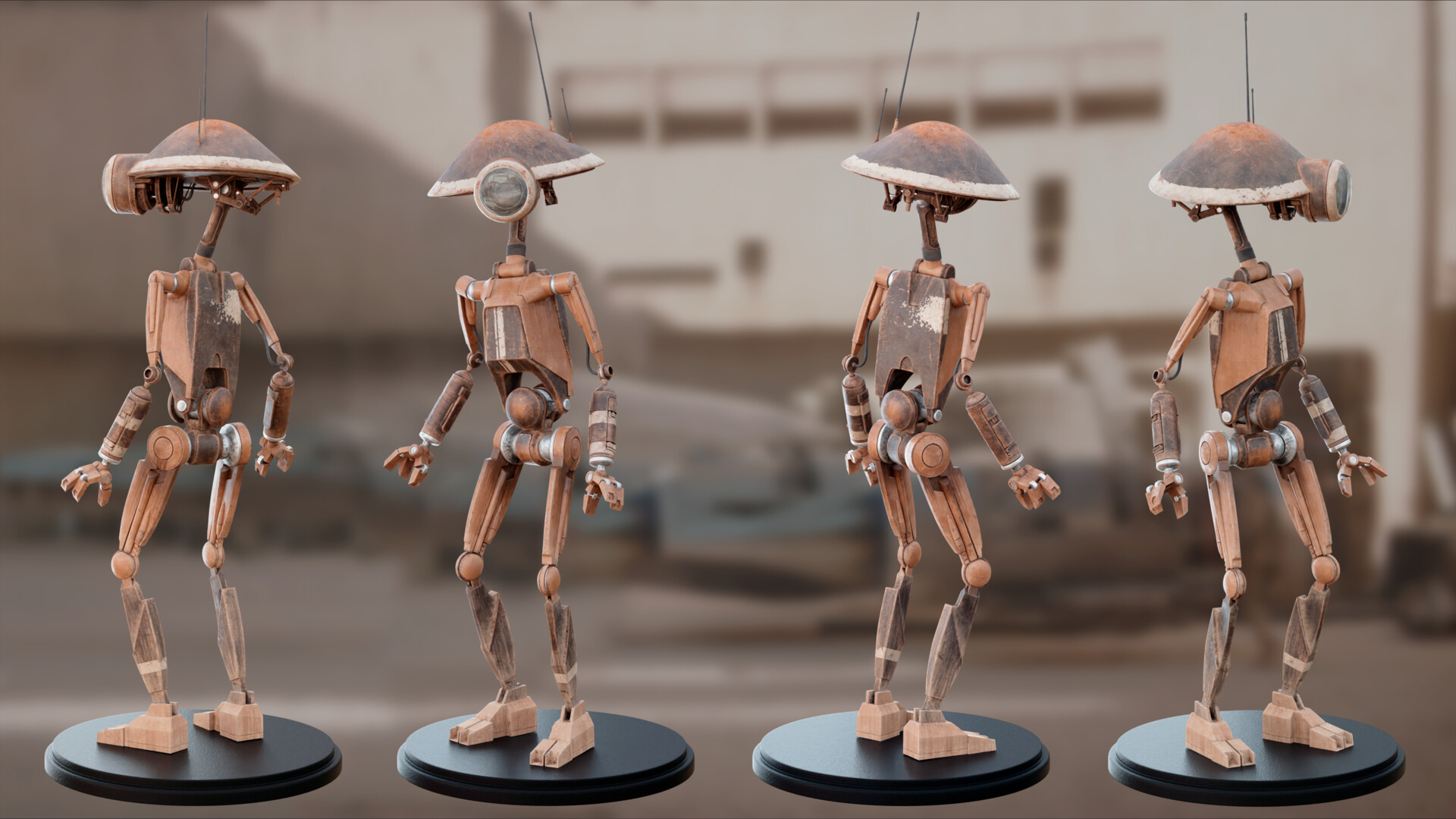 ArtStation - Dum Pit Droid -Star Wars