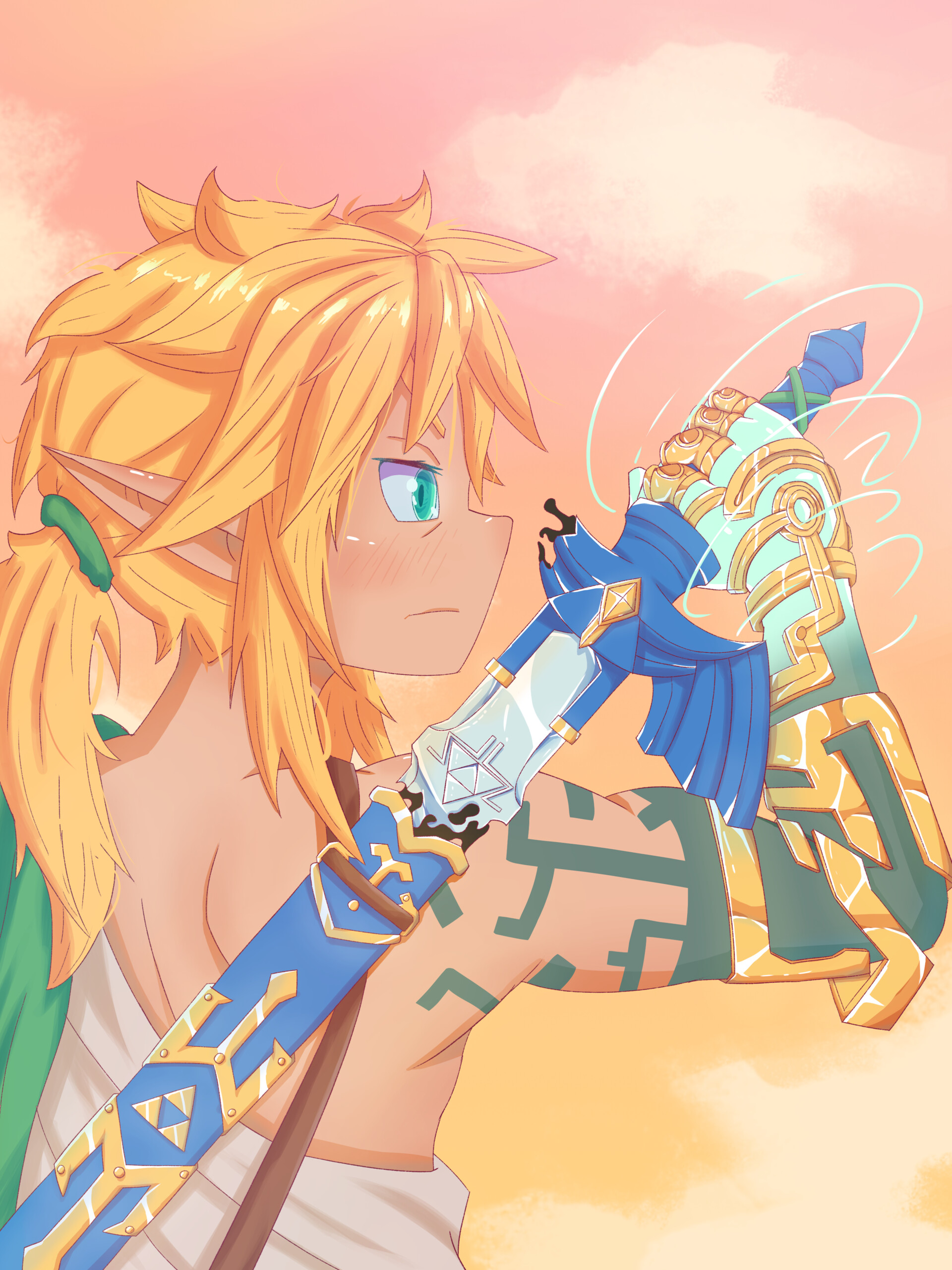 ArtStation - The Broken Master Sword