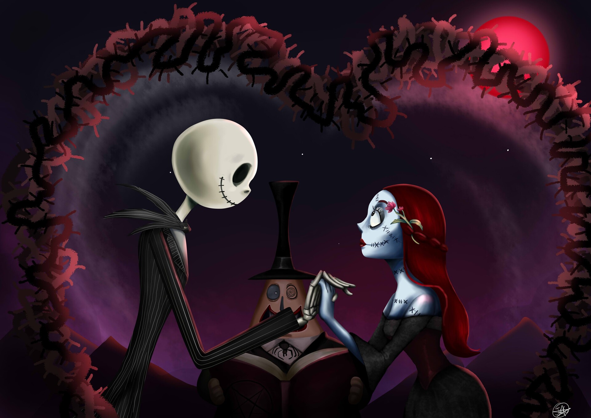 ArtStation - Marrie Jack and Sally // basado en el libro