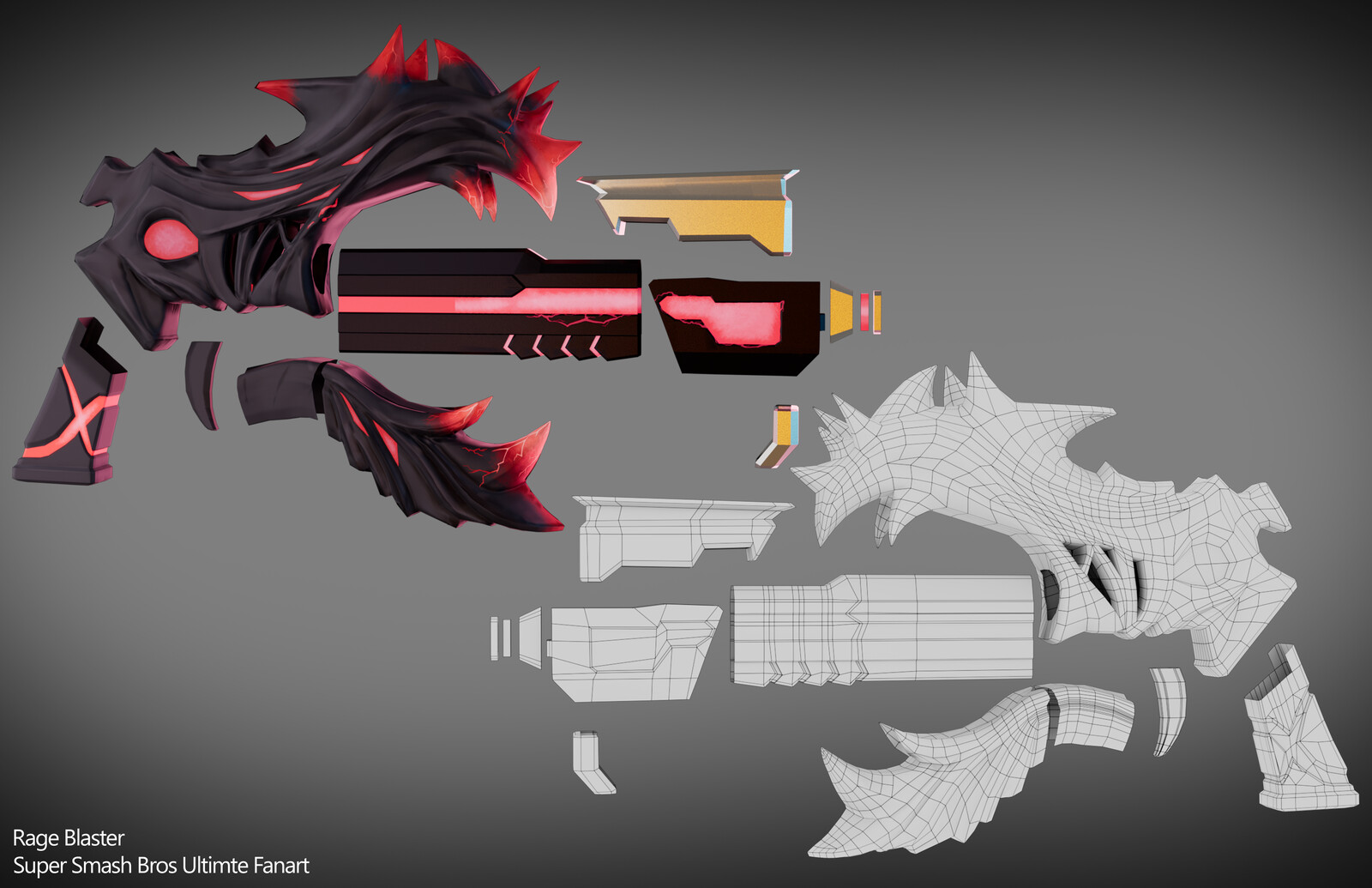 Alex Sperry - Rage Blaster SSBU Fanart