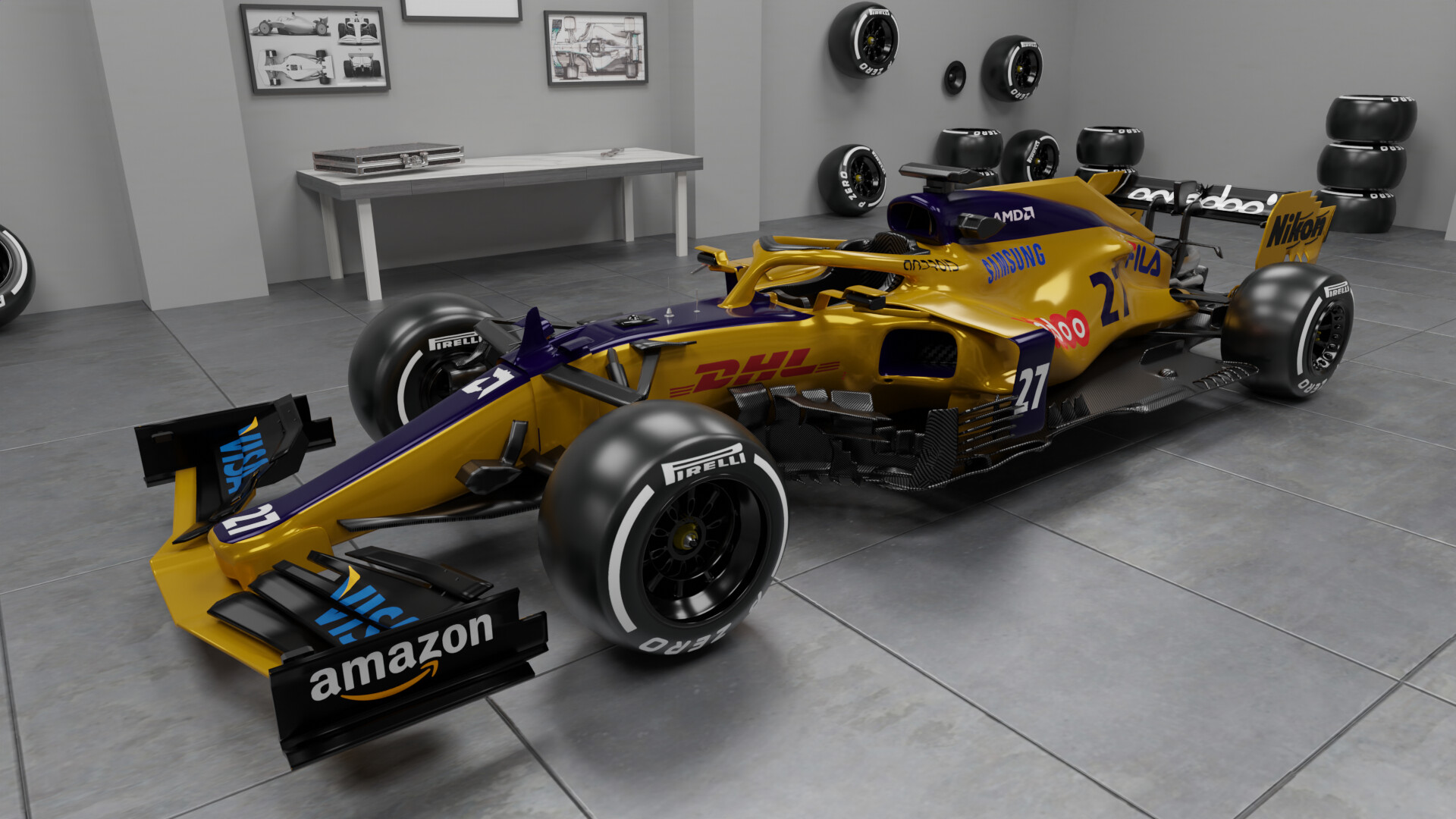 ArtStation - F1 Modeling and Design