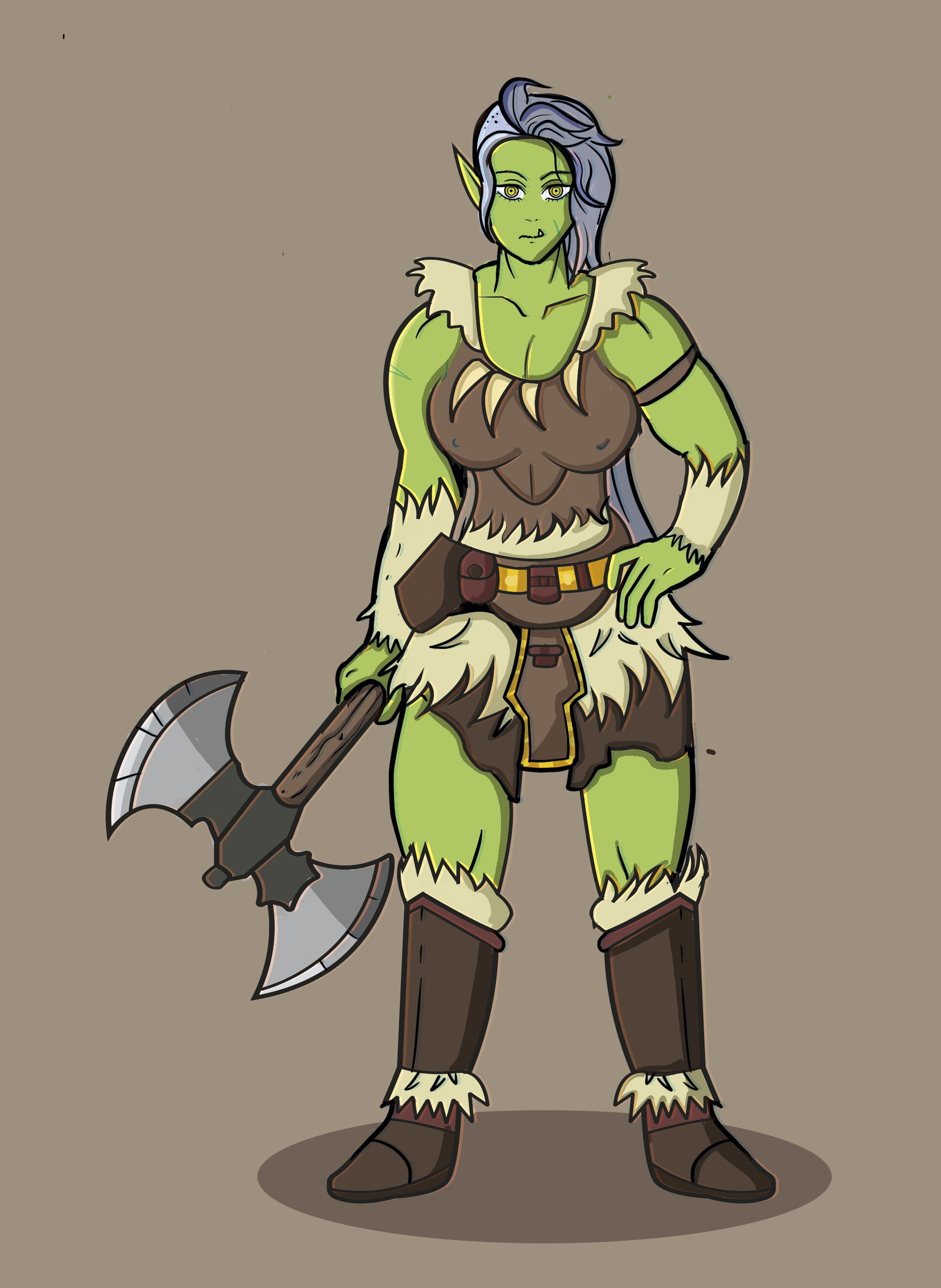ArtStation - Dnd orc Comision