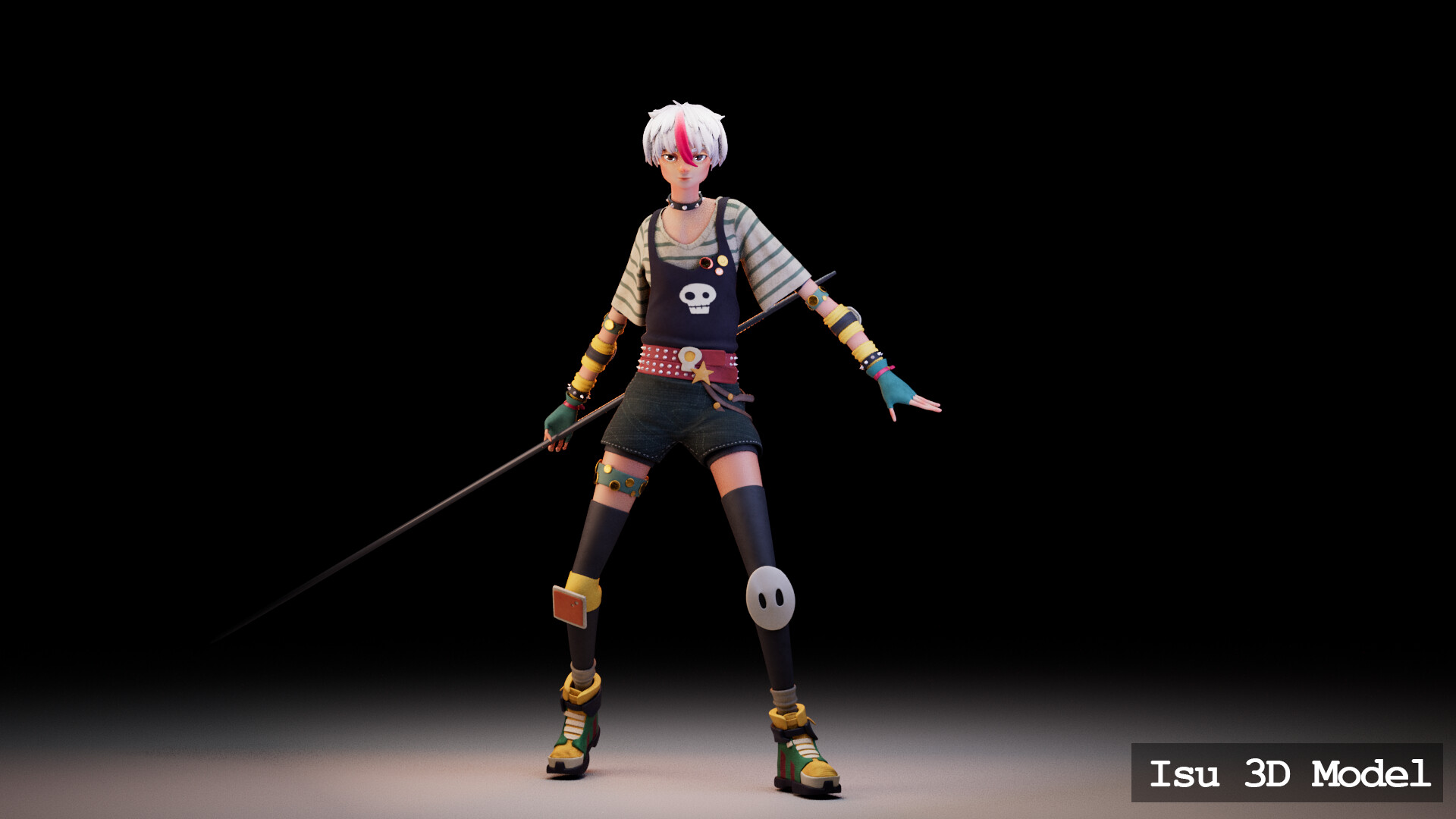 ArtStation - Isu / Run! / Character 3D Model