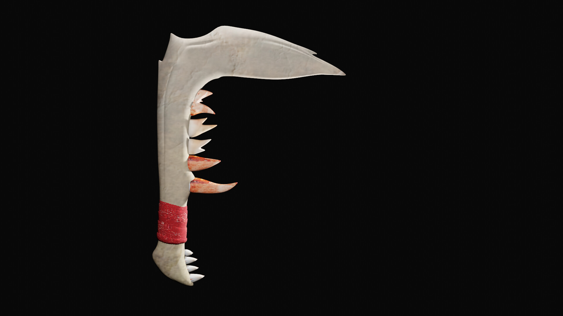 ArtStation - bone weapon