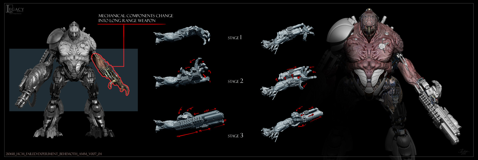 Adam Milan Milicevic - Concept Art and Design - GOTG : Vol 3 - Behemoth