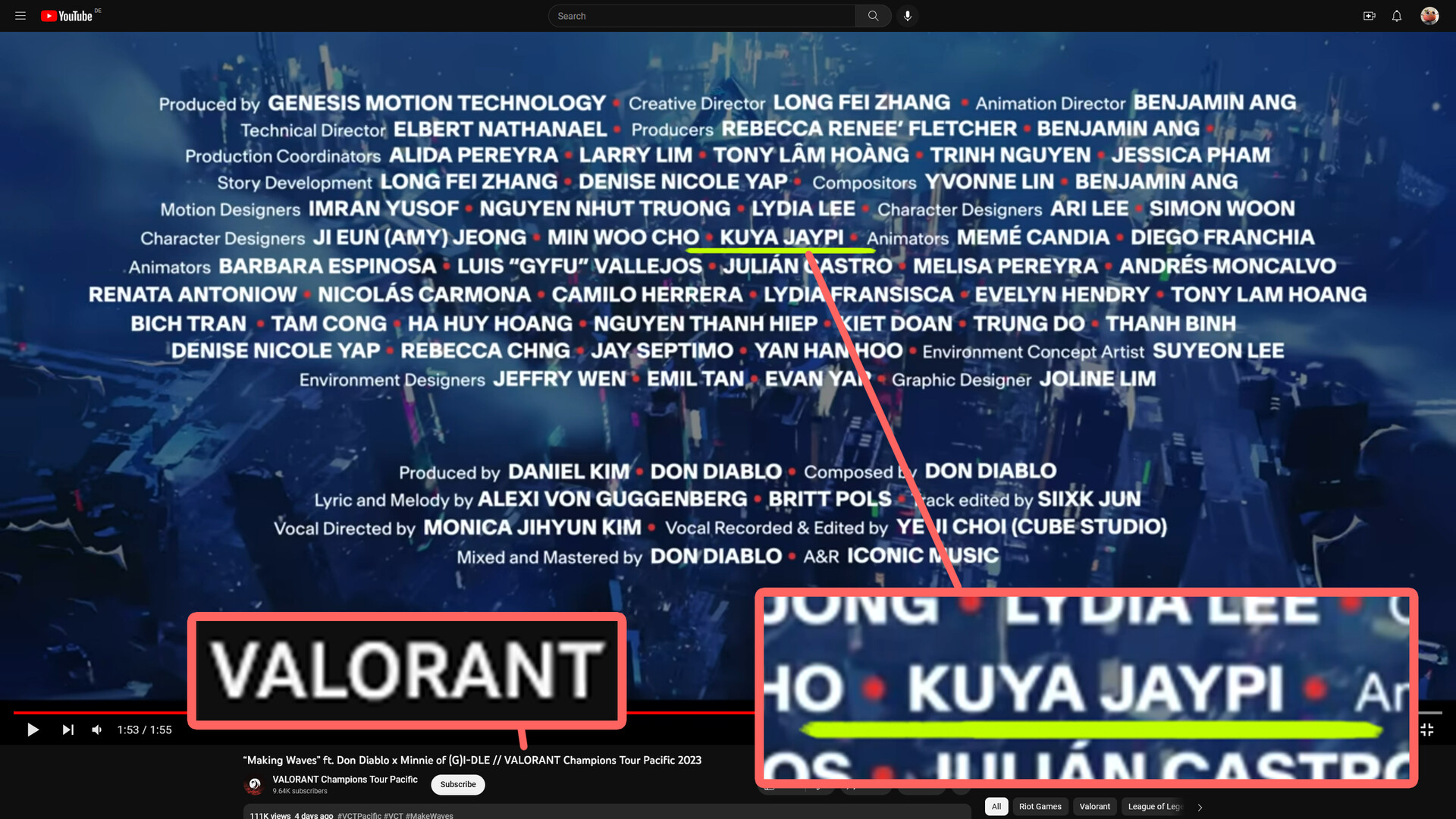 Kuya Jaypi - Valorant Making Waves Character Design