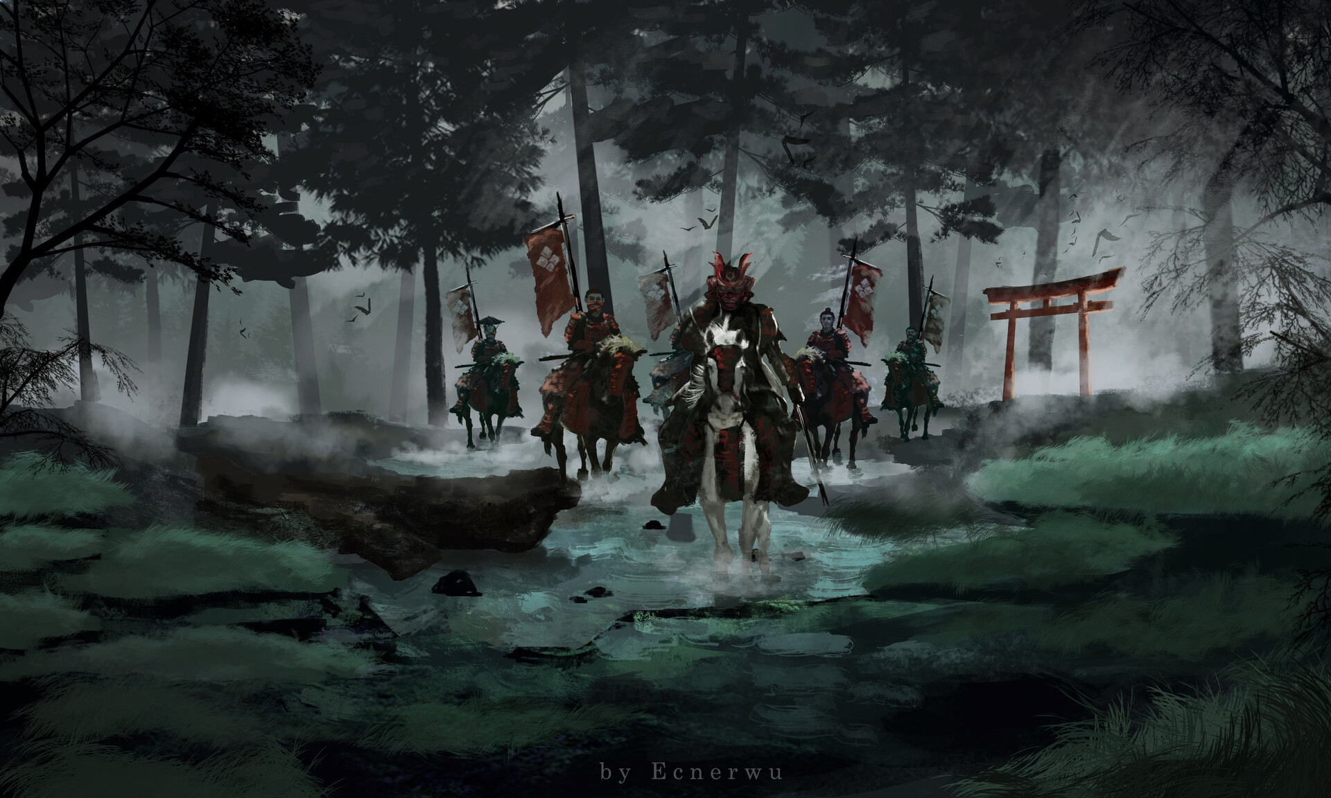 ArtStation - Samurai Cavalry