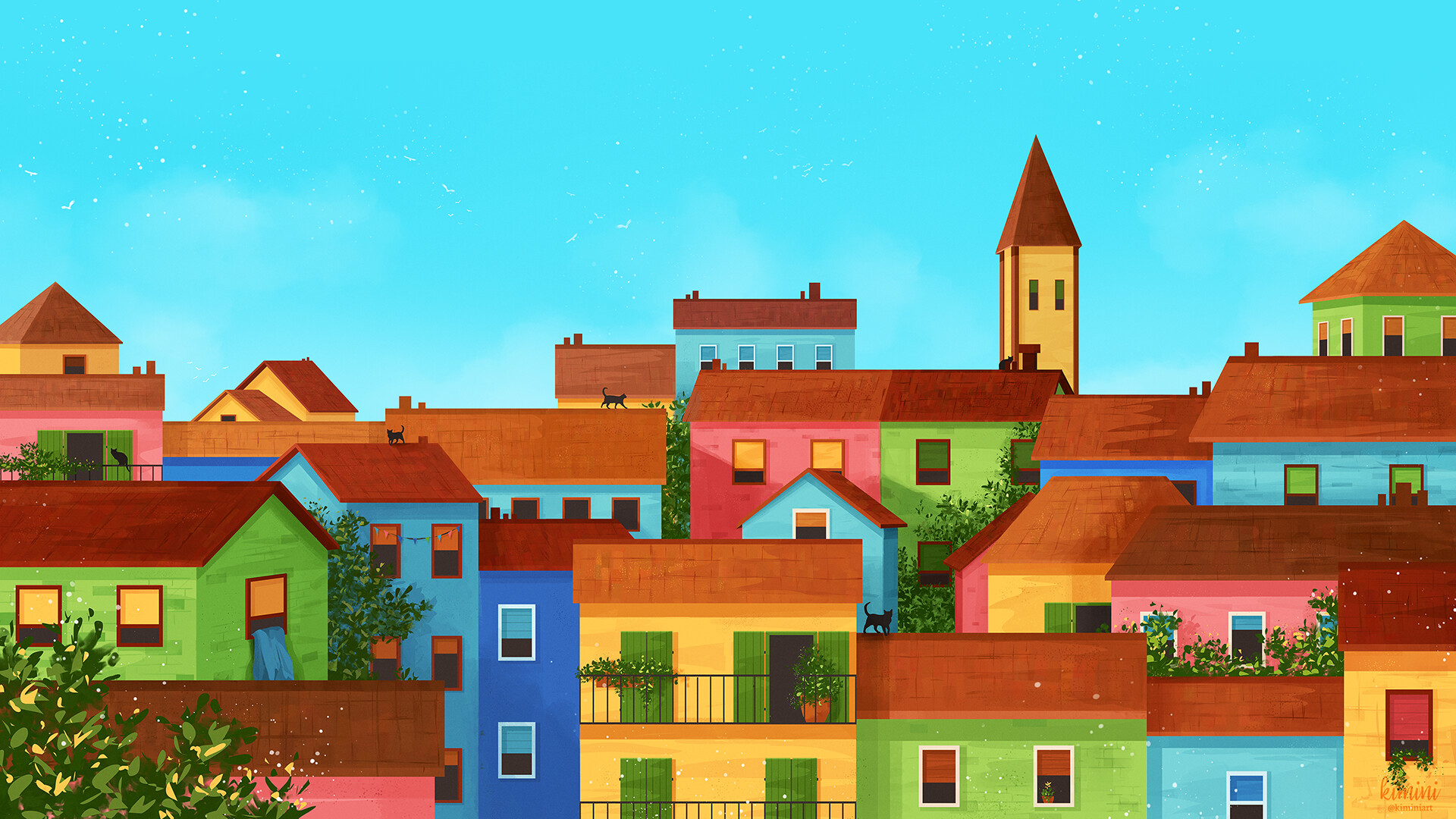 ArtStation - Colorful City