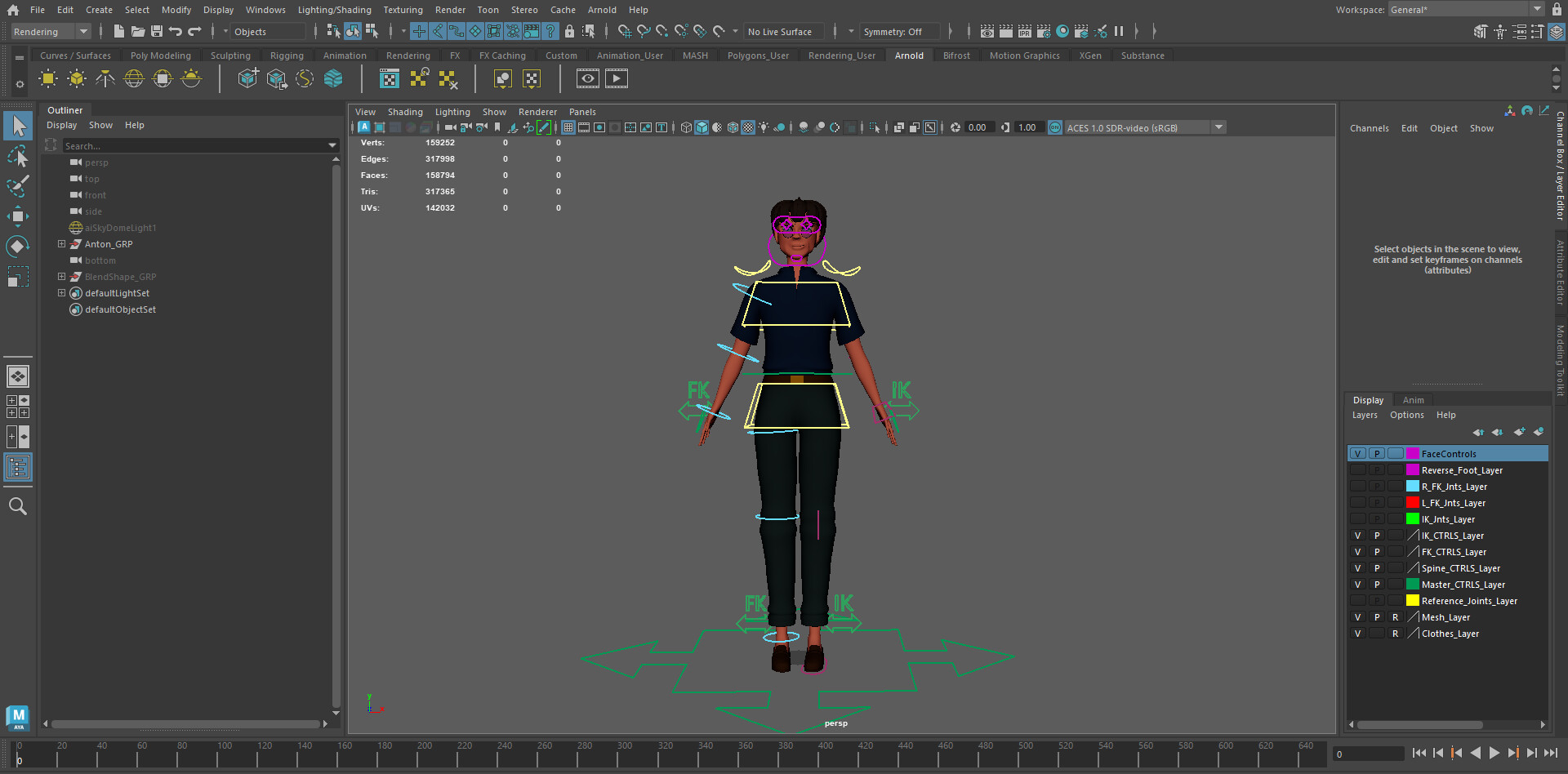 ArtStation - Rigging Assignment Showcase